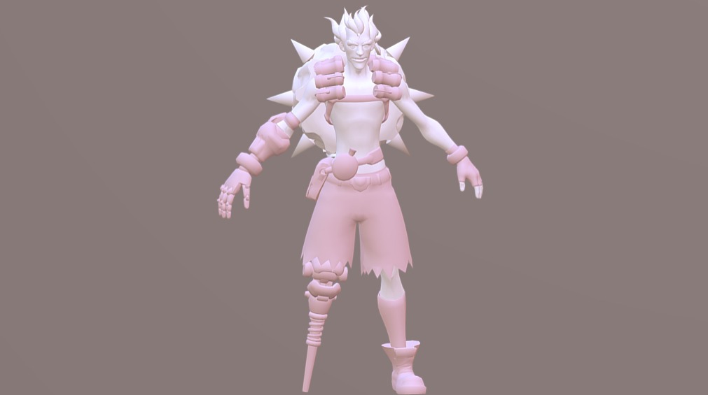 JUNKRAT - 3D model by cristancho [fc4f6f1] - Sketchfab