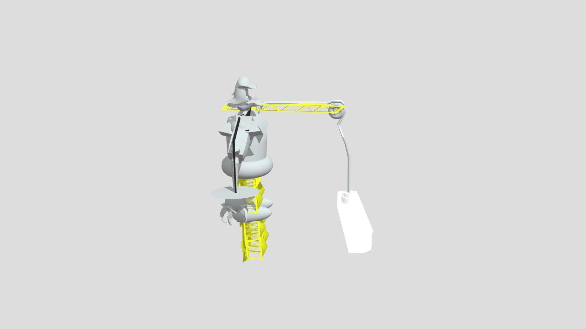 Robot Crane Animated Export - 3D model by junaidpatel [fc56020] - Sketchfab