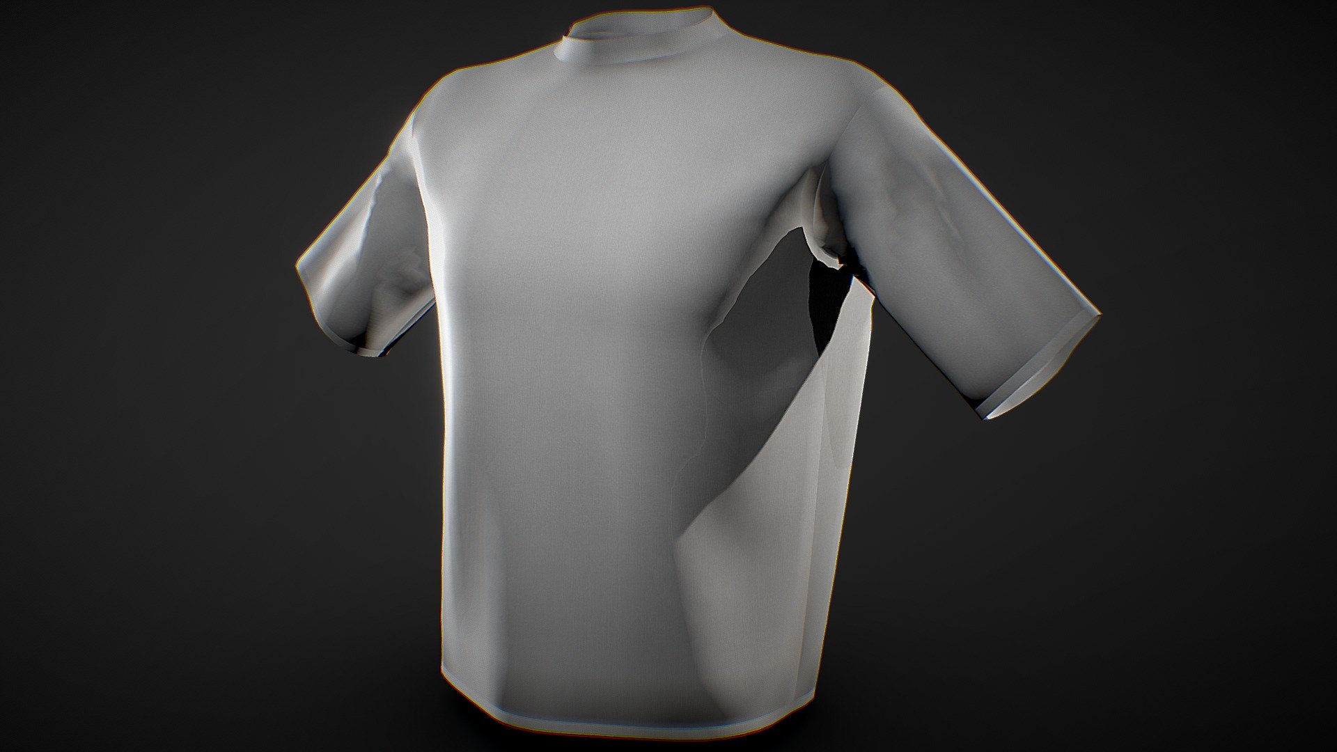 Basic Half-sleeve T-shirt Male - Buy Royalty Free 3D model by Paradoox_Fashion [fc57d07 ...
