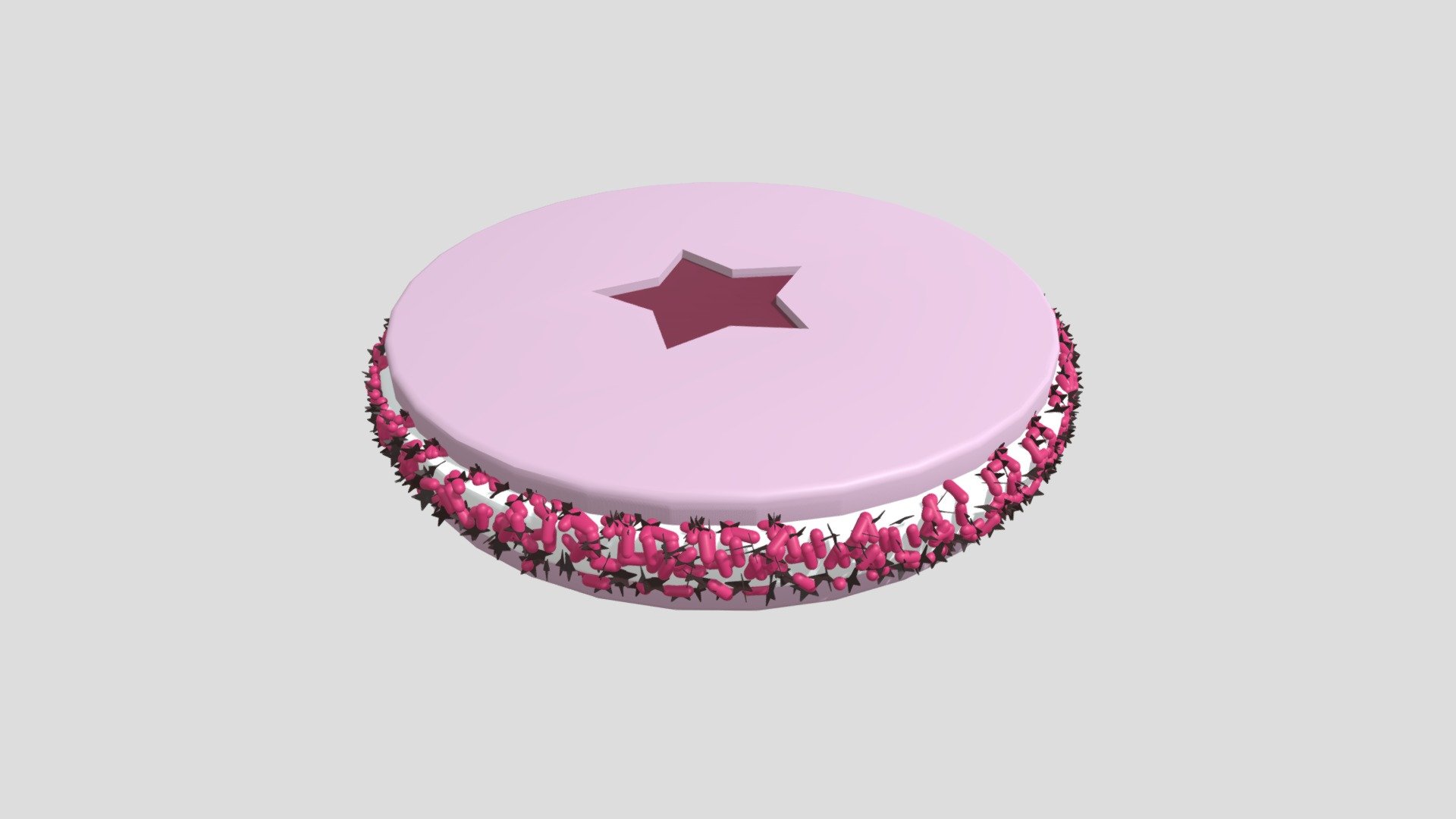 Biscuit Of Olivia Rodrigo - Download Free 3D model by Blender Pink ...