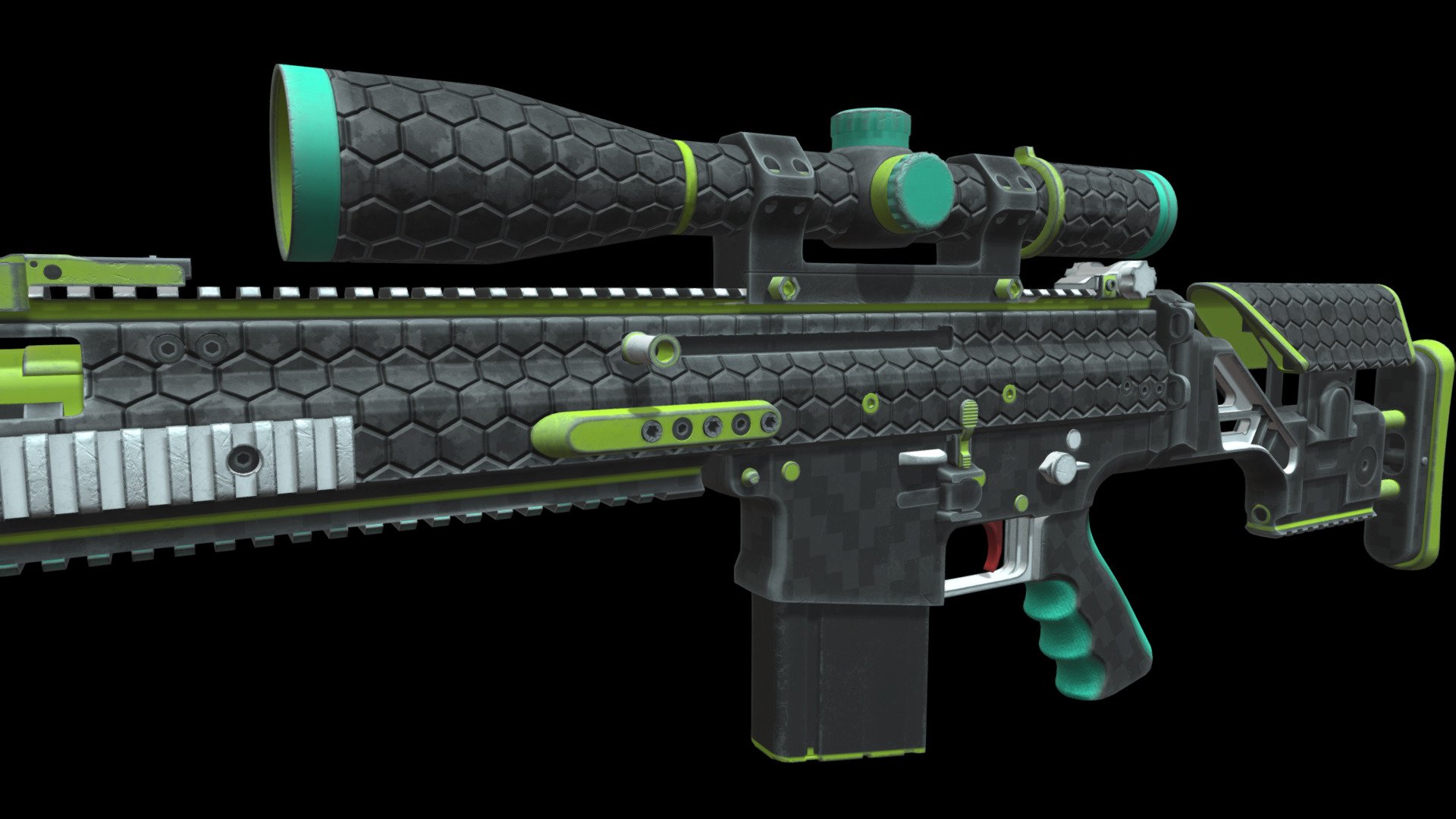 SCAR-20 | Lithium - 3D model by dog (@d0g1) [fc5878d] - Sketchfab