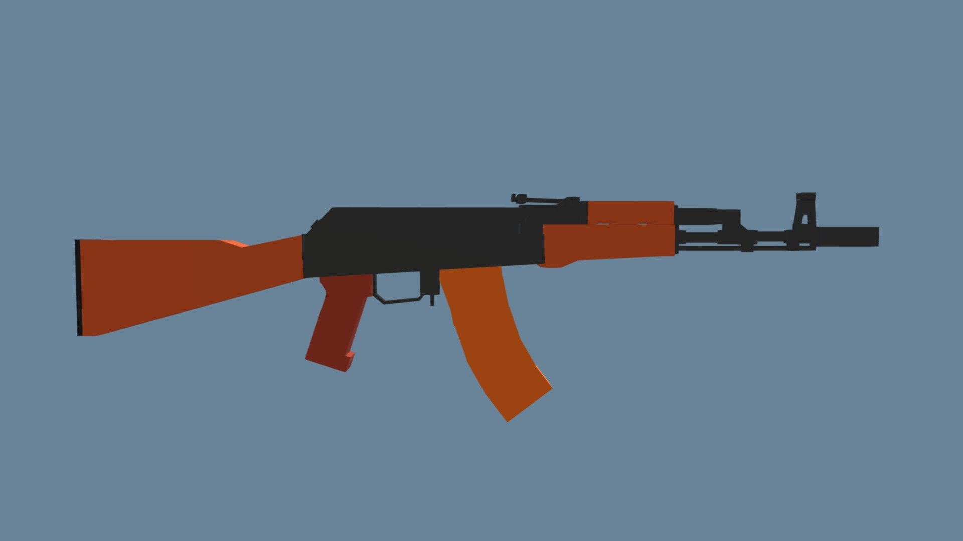 AK-74 (Cube) - Download Free 3D model by GoldbergR [fc58cd2] - Sketchfab