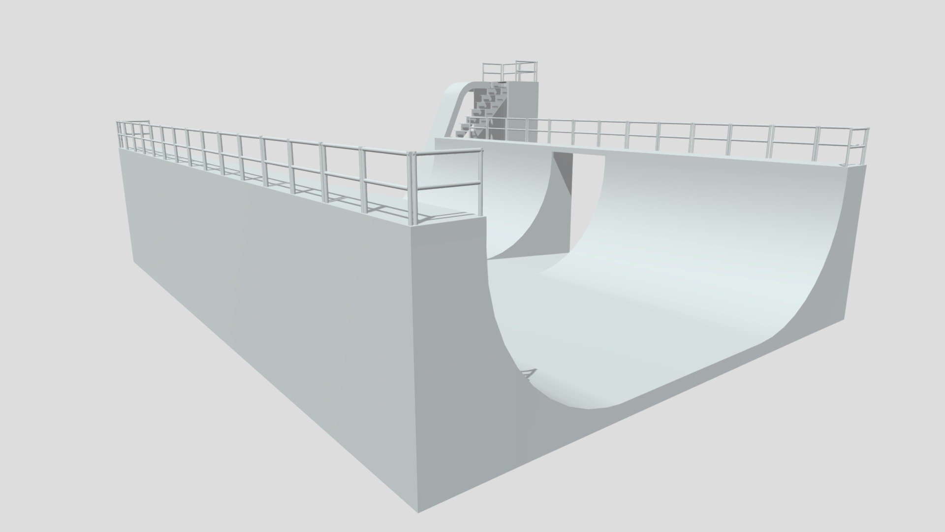 The Halfpipe Model - Download Free 3D model by al-anc [fc5a4f1] - Sketchfab