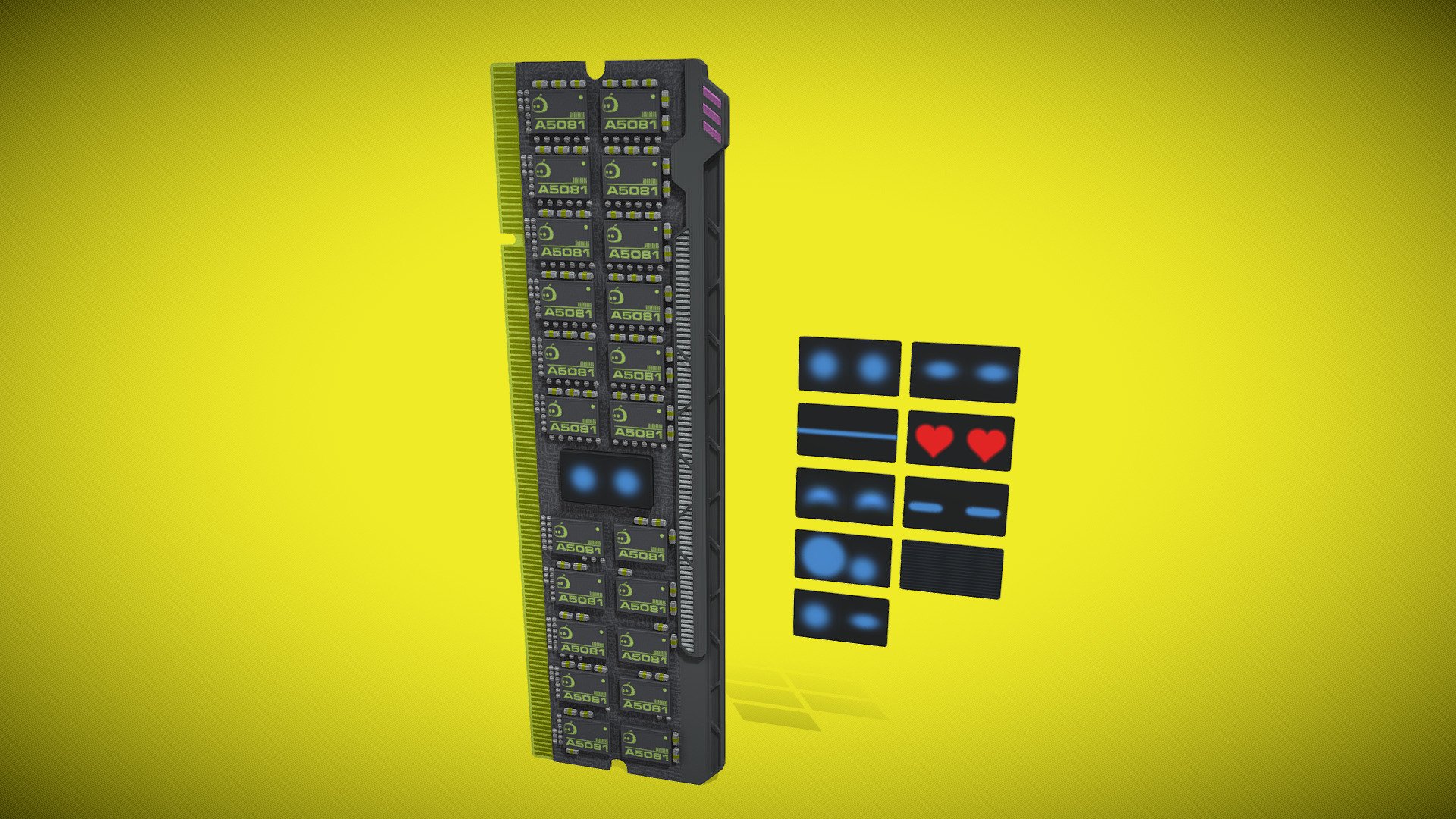 Astro Bot DIMM Module - 3D model by COSEDIMARCO [fc5b002] - Sketchfab
