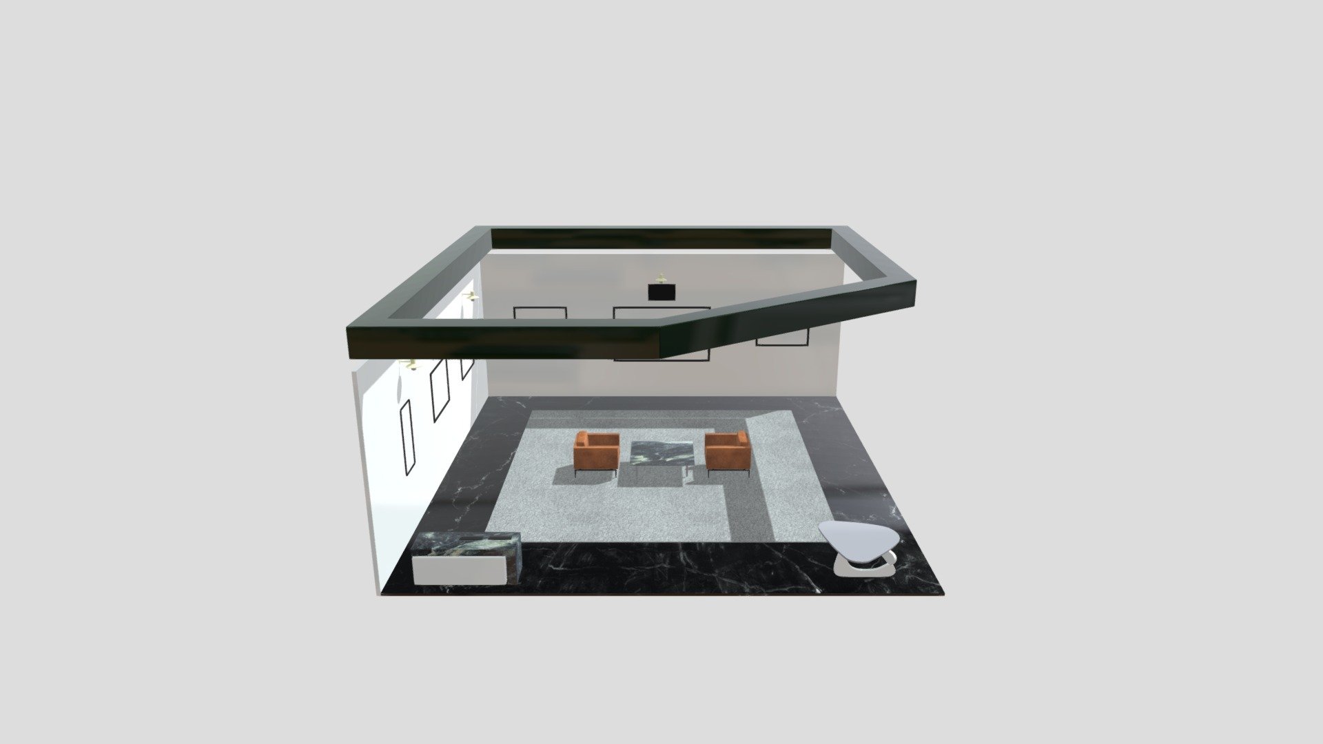 B_Booth_low - Download Free 3D model by swim057 [fc5c46c] - Sketchfab