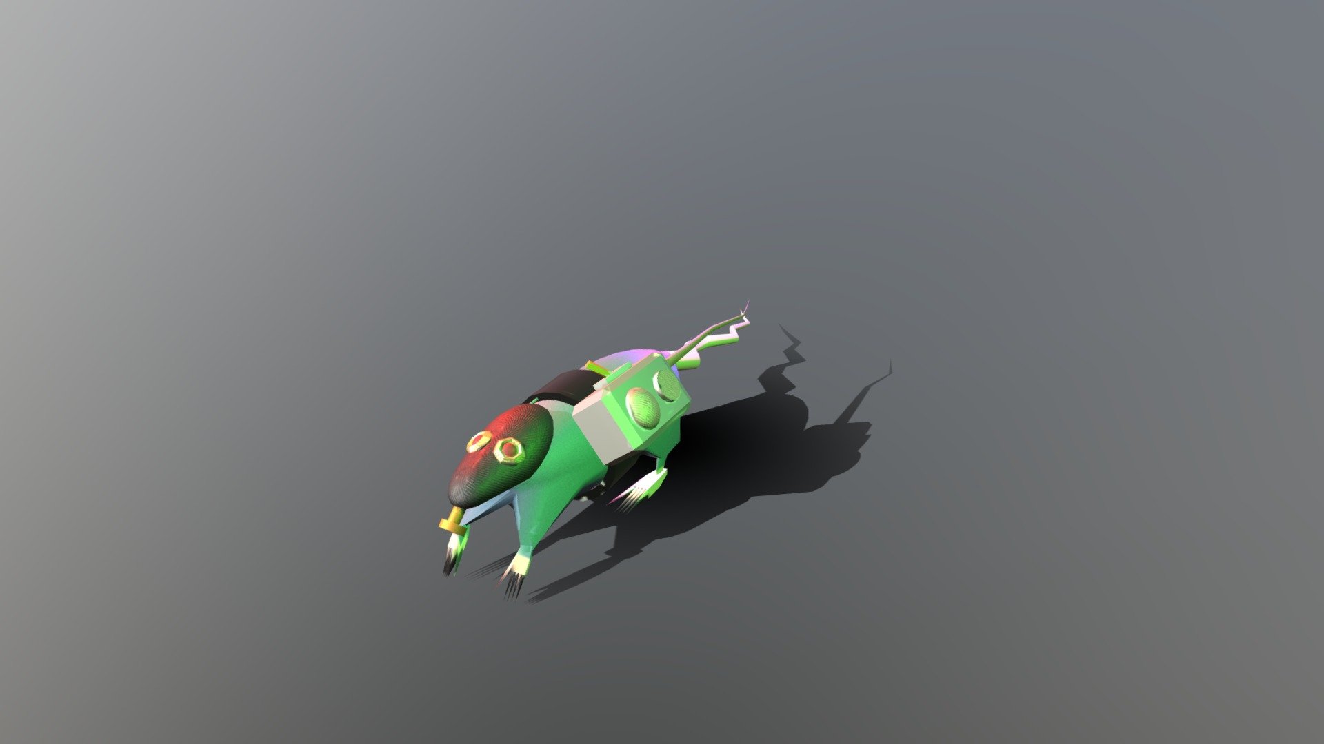 Low-Poly Larry the Radio Rat - 3D model by NewtEmporer [fc5d3cd ...