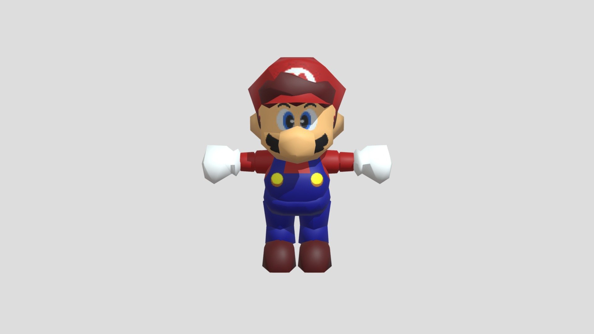 Mario 64 Idle - 3D model by mdiorrr207 [fc5f13d] - Sketchfab