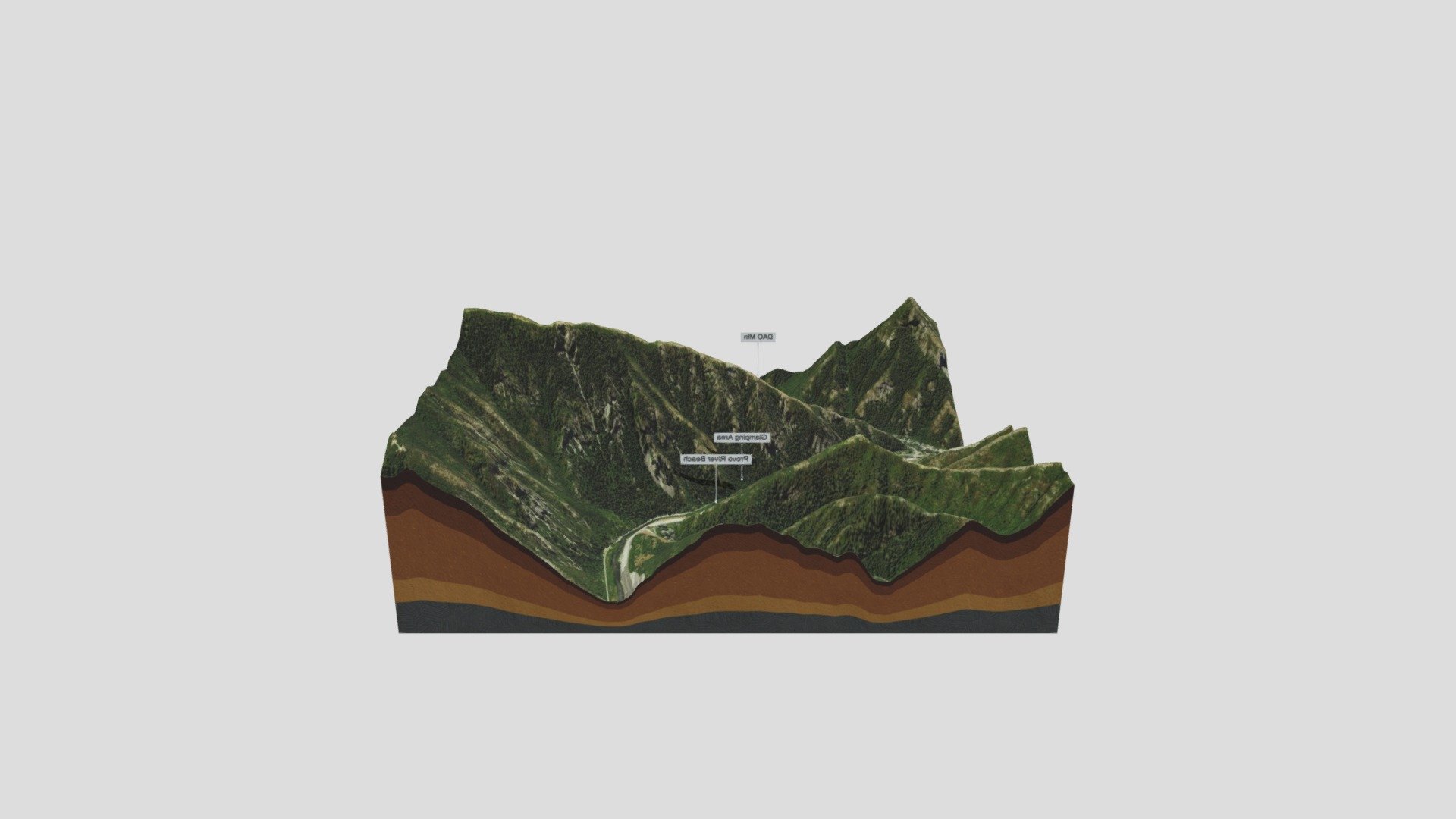 Provo River, Utah - 3D model by myblockcities [fc5fd3e] - Sketchfab