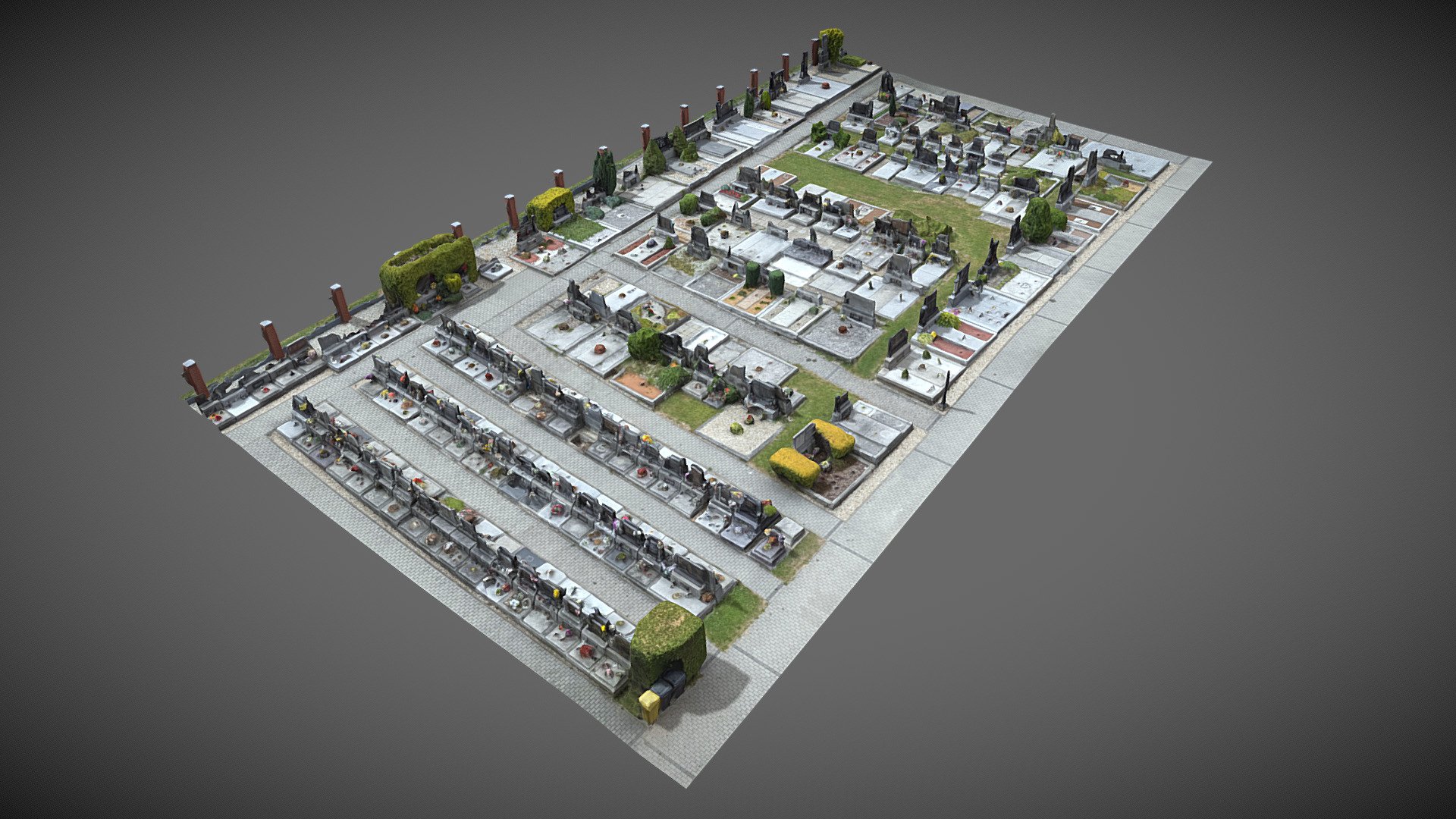 Cemetery - Buy Royalty Free 3D model by Goromor (@gorllu) [fc61de8 ...