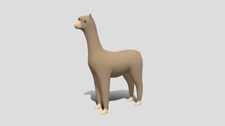 Alpaca 3D models - Sketchfab
