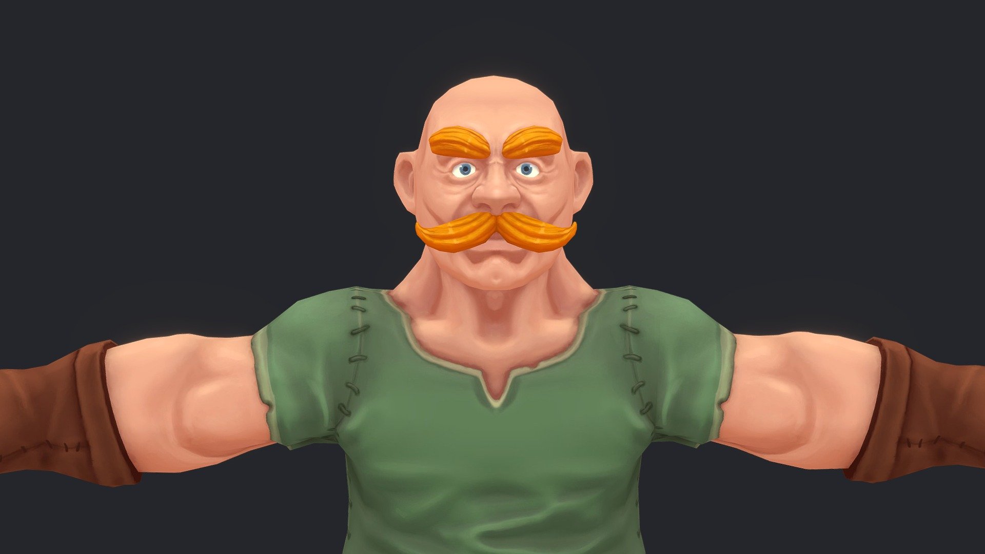 Stylized Hand Painted Dwarf - Download Free 3D model by eugeen [fc646e1 ...