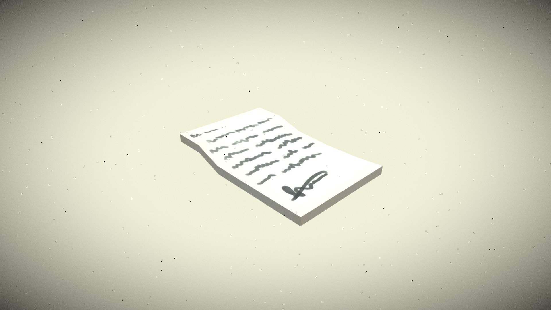 Note - 3D model by roobdoo5 [fc64978] - Sketchfab