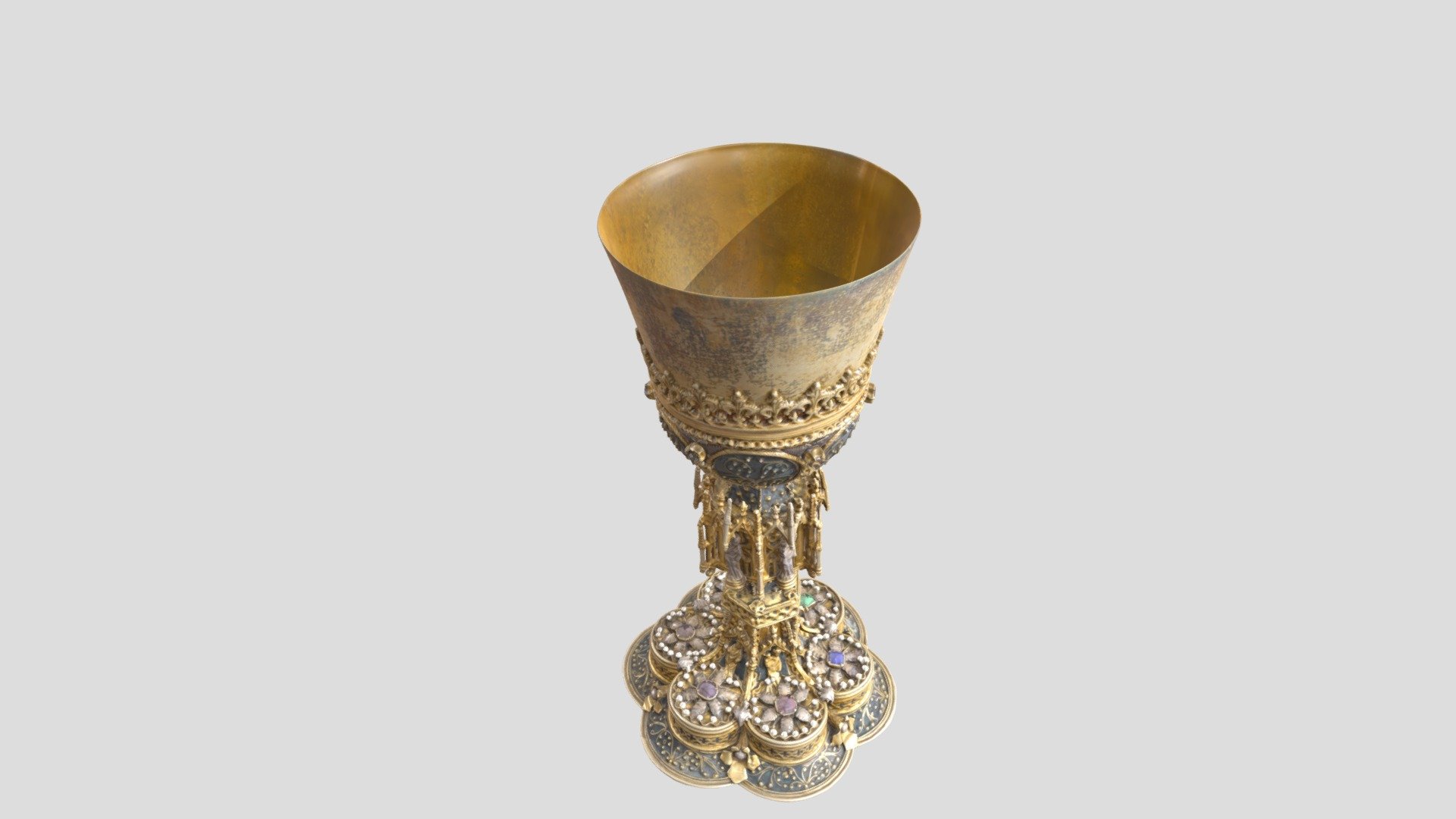 gothic_chalice - 3D model by fguznun [fc64b47] - Sketchfab