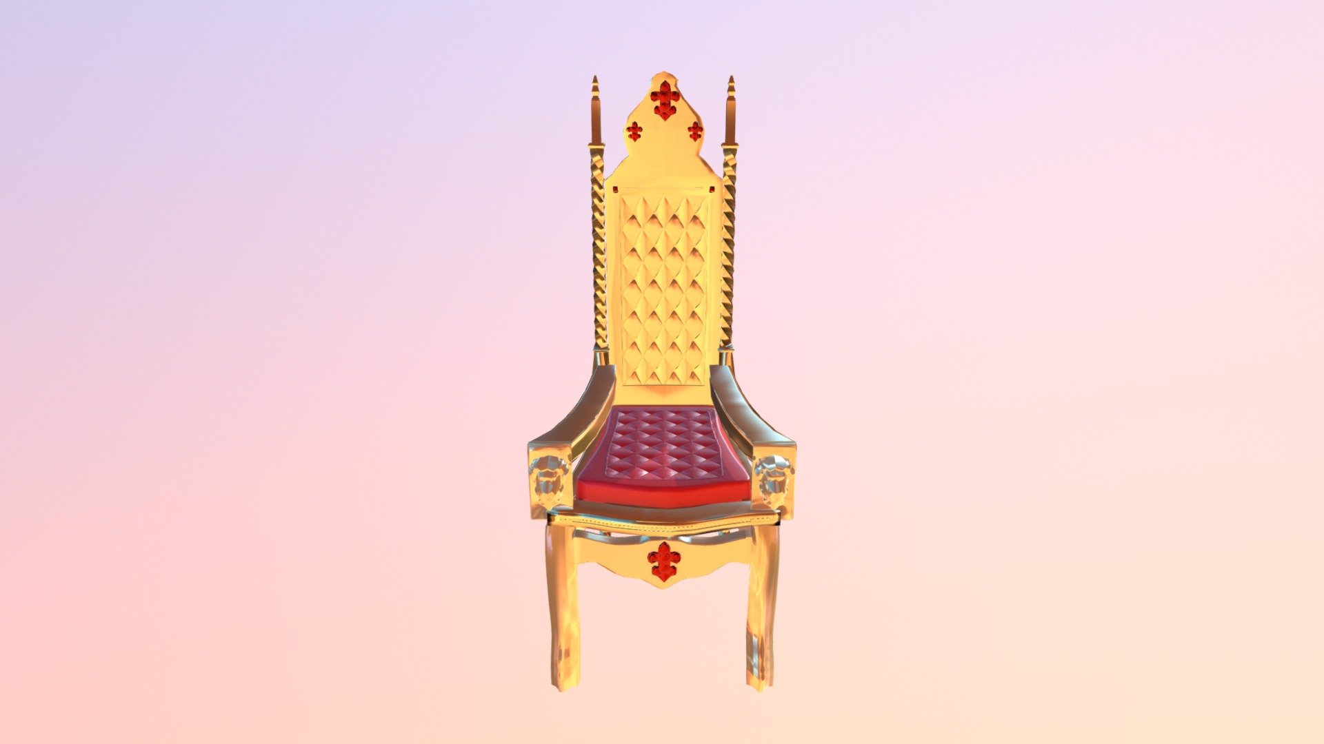 Unit 69 - College Project - Throne - 3D model by steafancollins ...