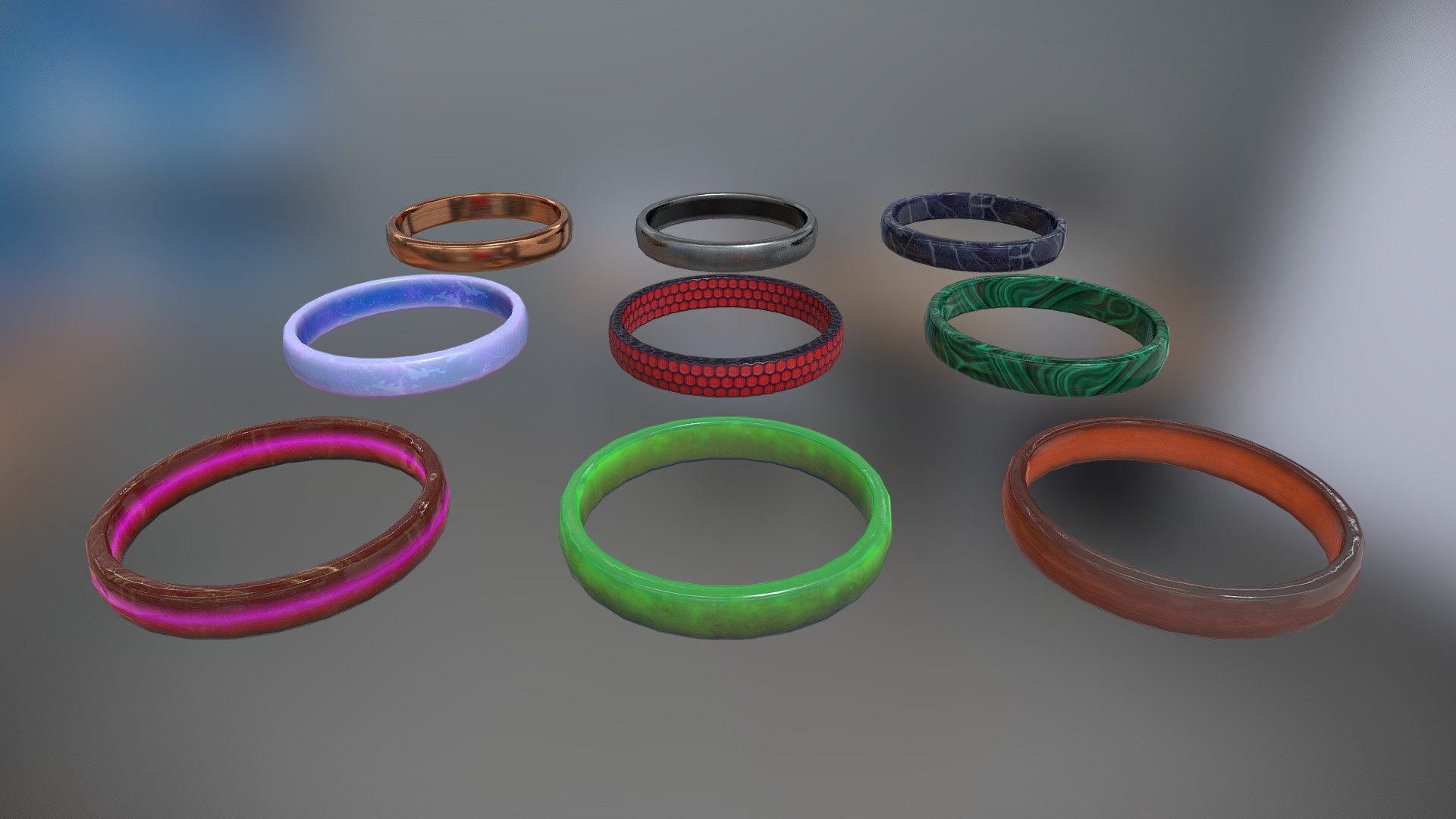 Rings - 3D model by Grishmanovskij Anton (@GrishmanovskijAnton ...