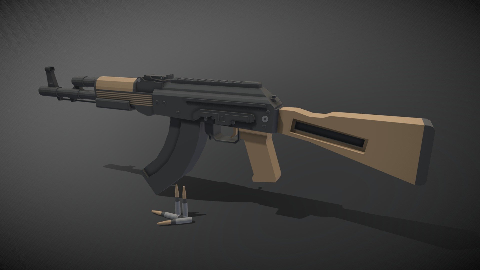 AK-Assault Rifle - Download Free 3D model by CastleBravo (@BravoCastle ...