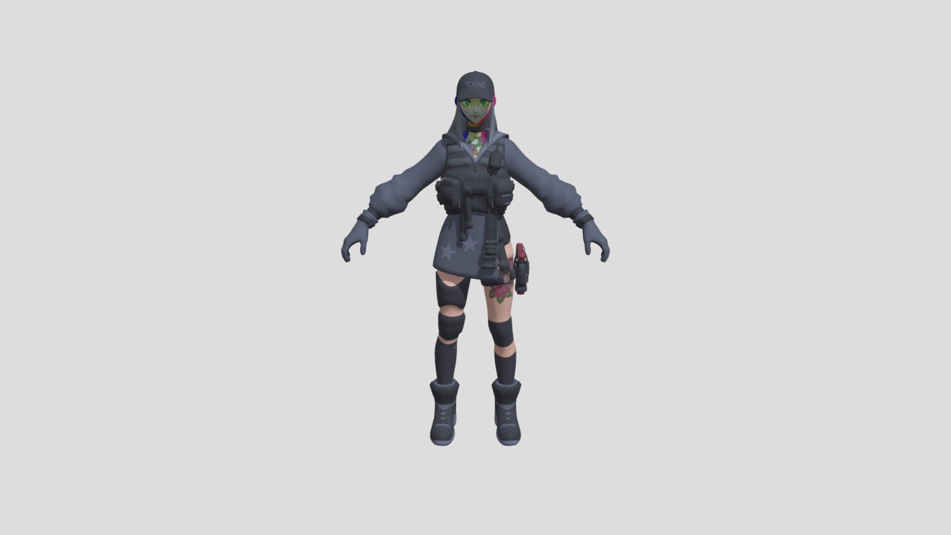 Chigusa - Download Free 3D model by RandomUser6234 [fc67bc0] - Sketchfab