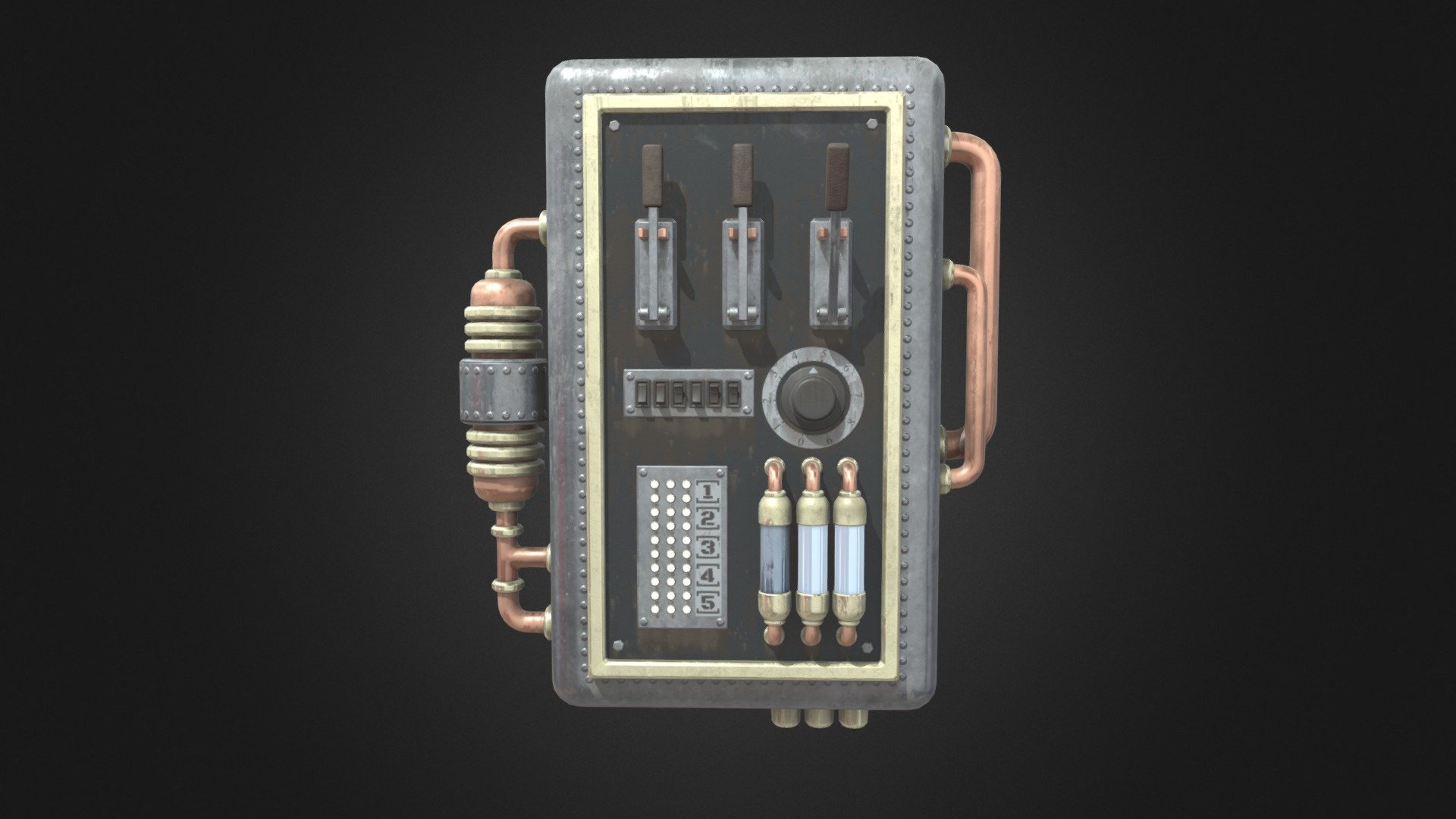 Steampunk Lab Equipment 5 - Buy Royalty Free 3D model by howittworks ...