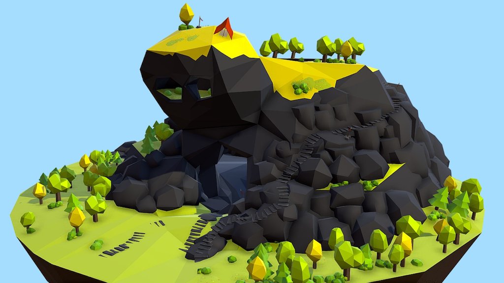 Cavern "Freaky Turtle" - Download Free 3D model by CookieNoir [fc6df01 ...