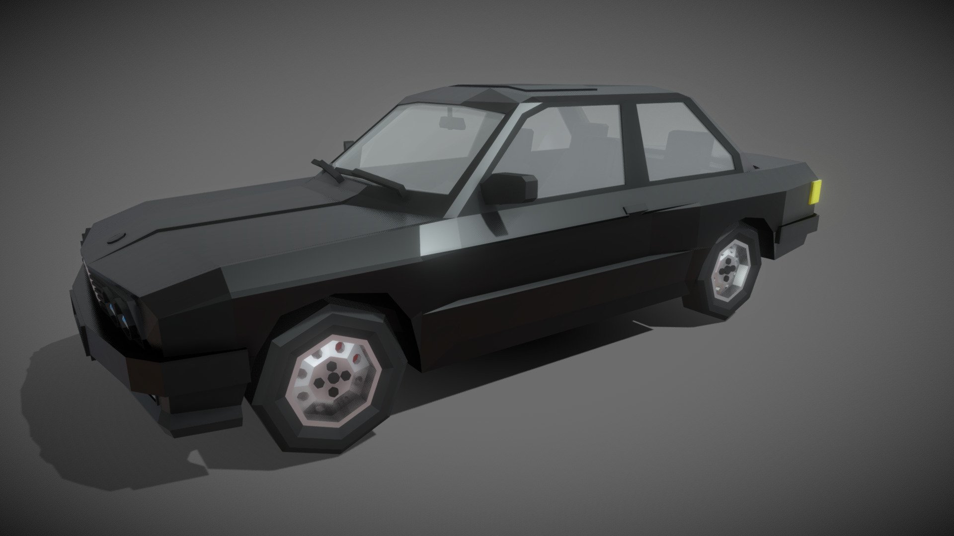 low-poly BMW E30 - Download Free 3D model by D_U (@DU1701) [fc6fb3a ...