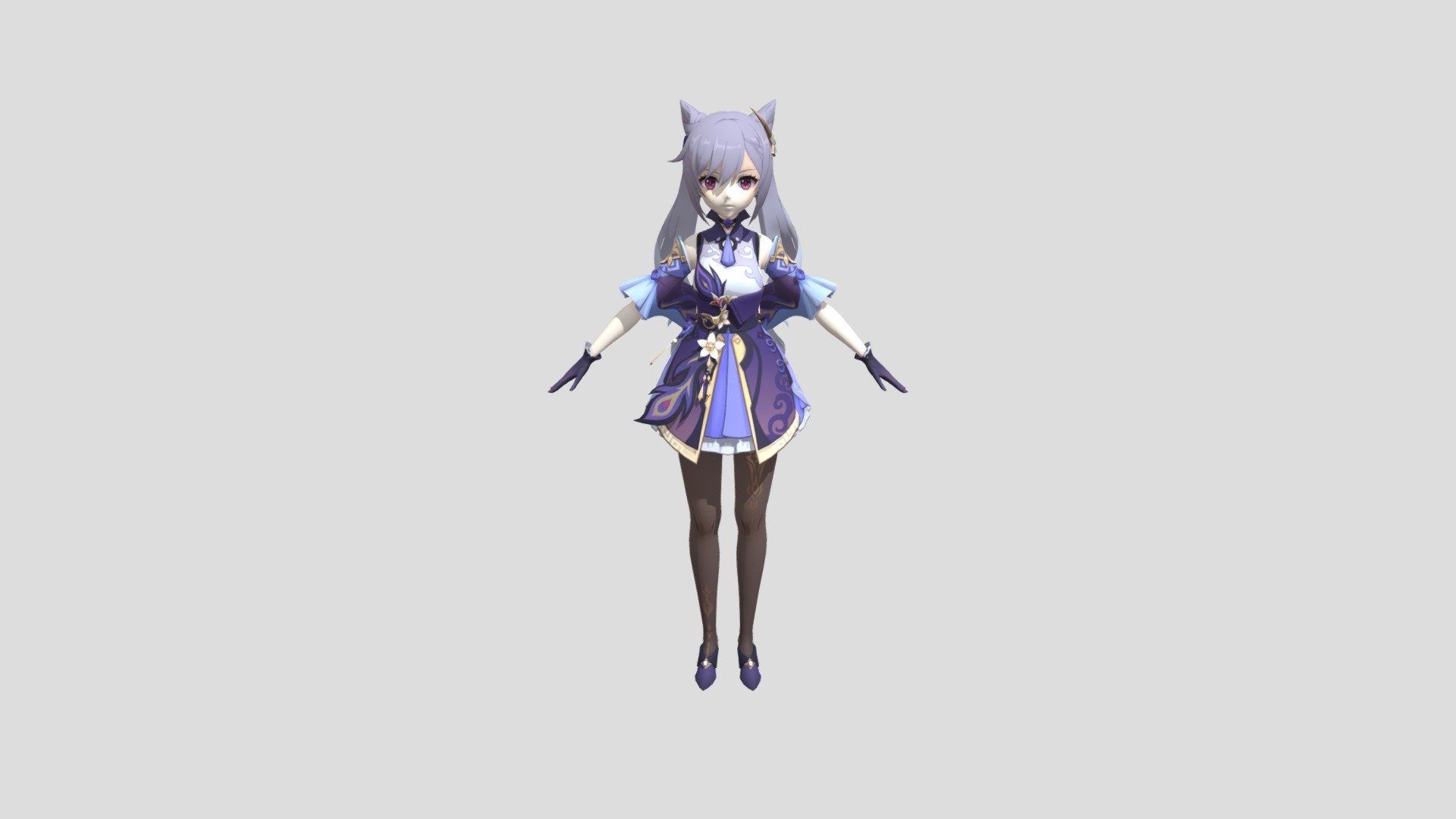 keqing_fbx_with_textures - 3D model by ikhsann330 [fc70747] - Sketchfab