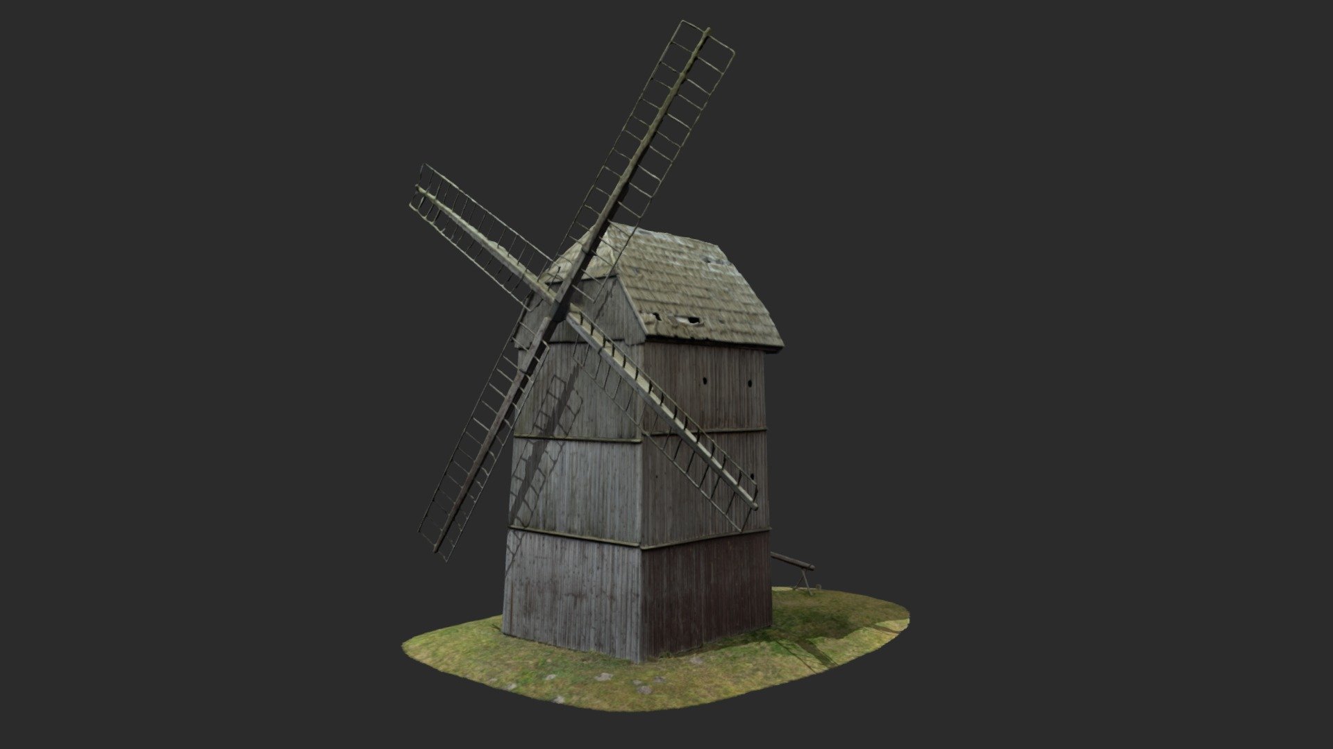 windmill - 3D model by blenderboom [fc7127e] - Sketchfab