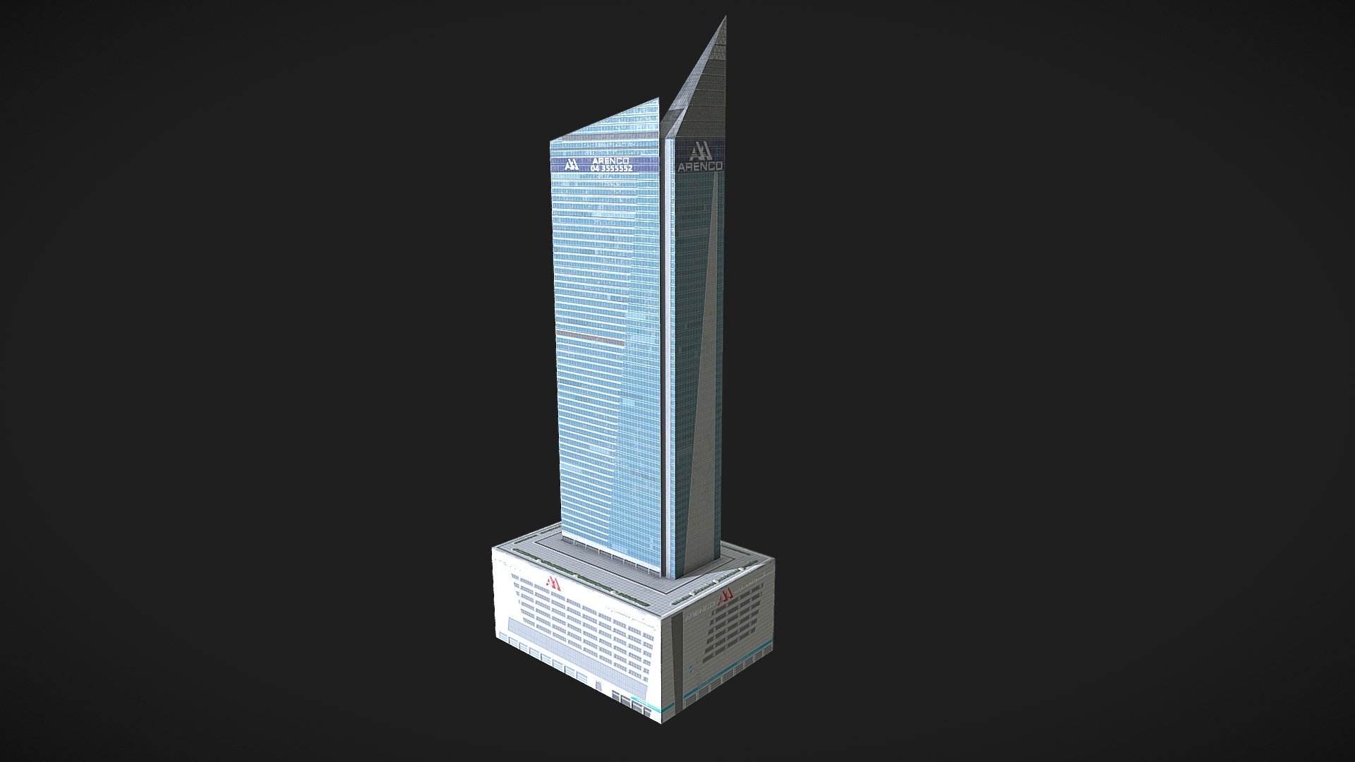 Arenco Tower -07 - 3D model by maxbiba [fc71ae5] - Sketchfab