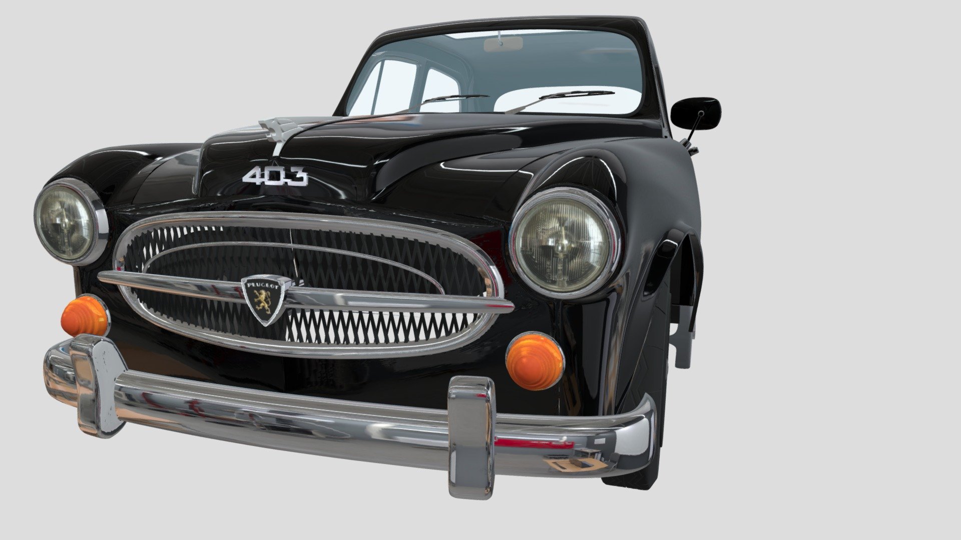 Peugeot 403 - Download Free 3D model by boitaloran [fc72672] - Sketchfab