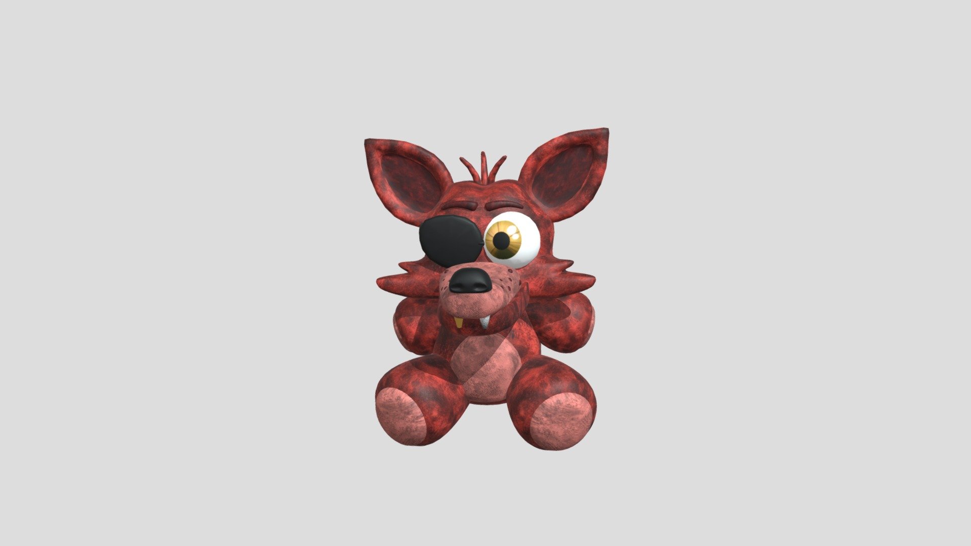 Foxy Plushie - Download Free 3D model by No (@suspopo52) [fc72fb2 ...