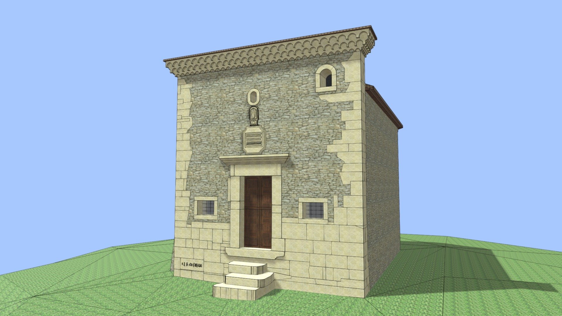 Cappella gentilizia di San Pietro Avellana - 3D model by GLP ...