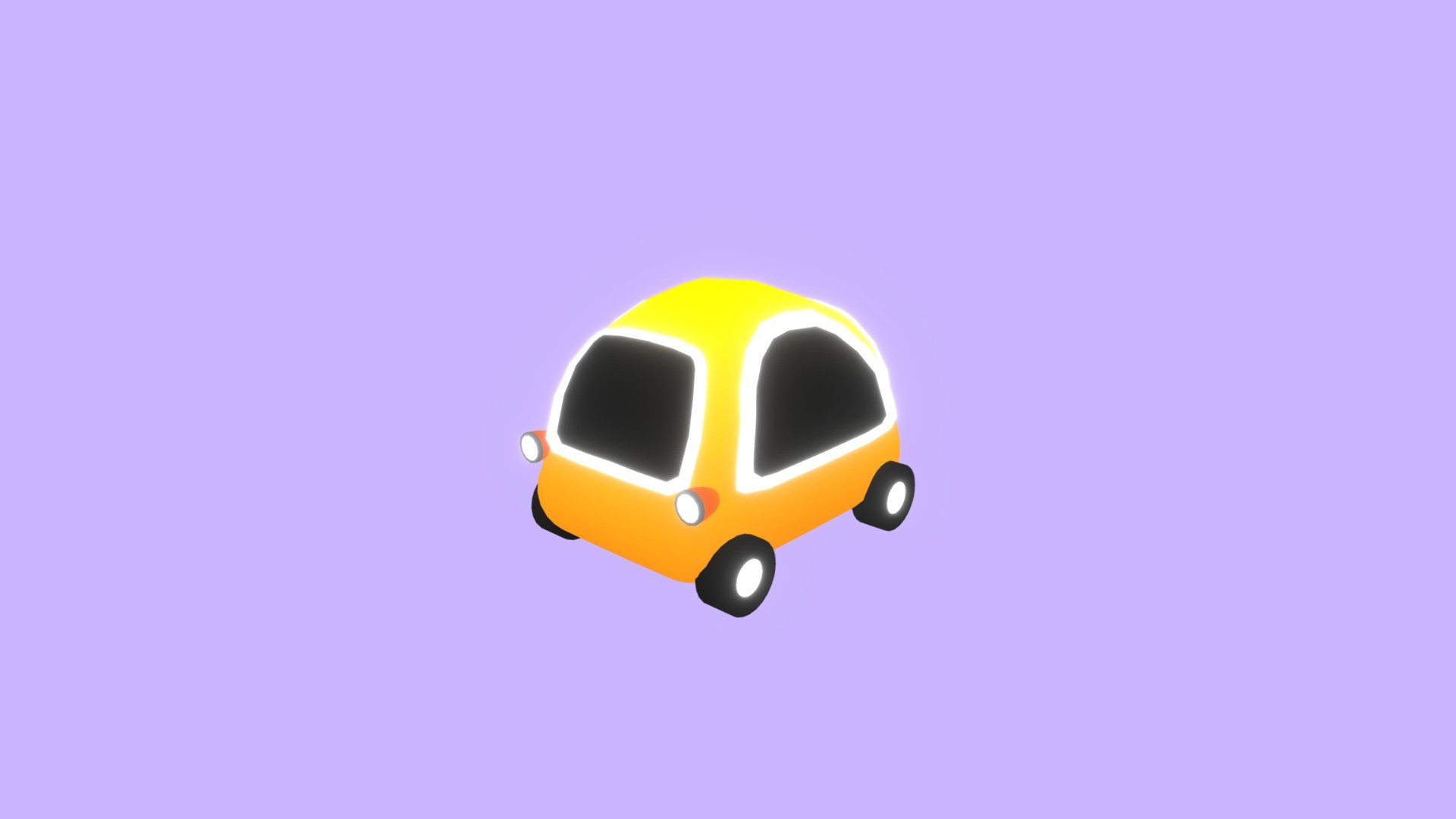 Cute Car - 3D model by nyomryu [fc74507] - Sketchfab