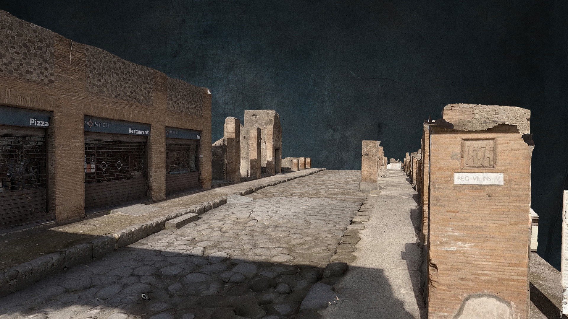 Via del foro | POMPEII - Download Free 3D model by Arqueomodel3D ...