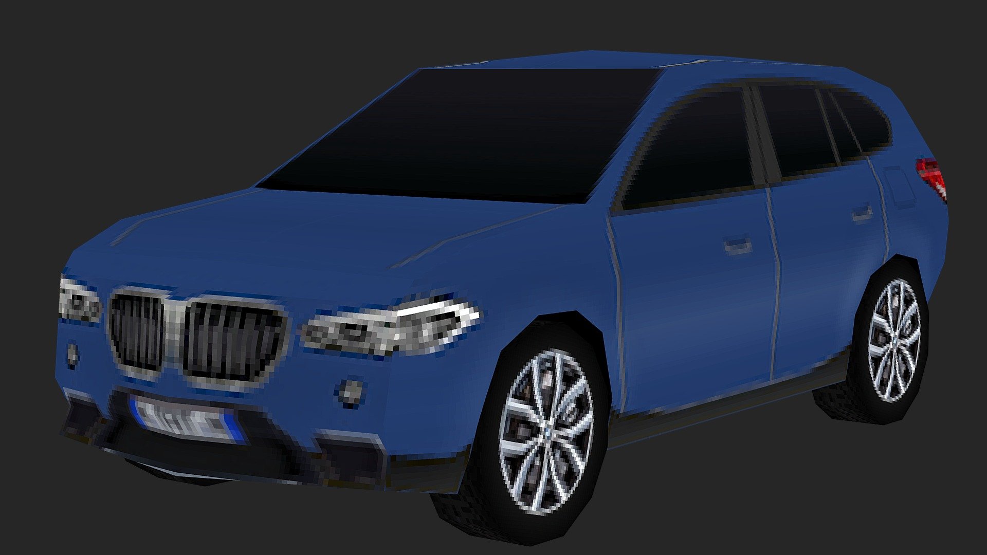 BMW X1 - PS1 Style - 3D model by MoiDev [fc77acf] - Sketchfab
