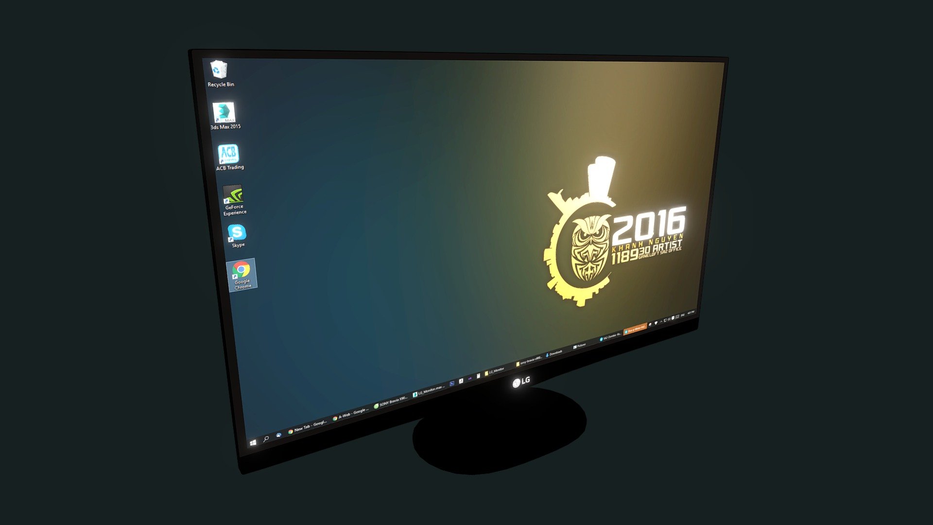 LG PC Monitor - 3D model by khanhnguyen1189 [fc77b02] - Sketchfab