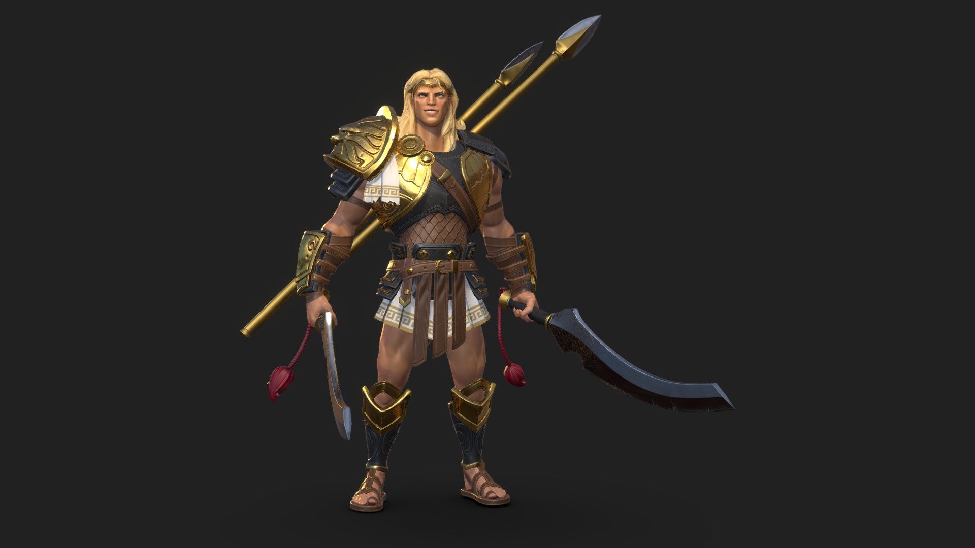 Achilles - Stylized Characters - 3D model by dunx [fc77cae] - Sketchfab