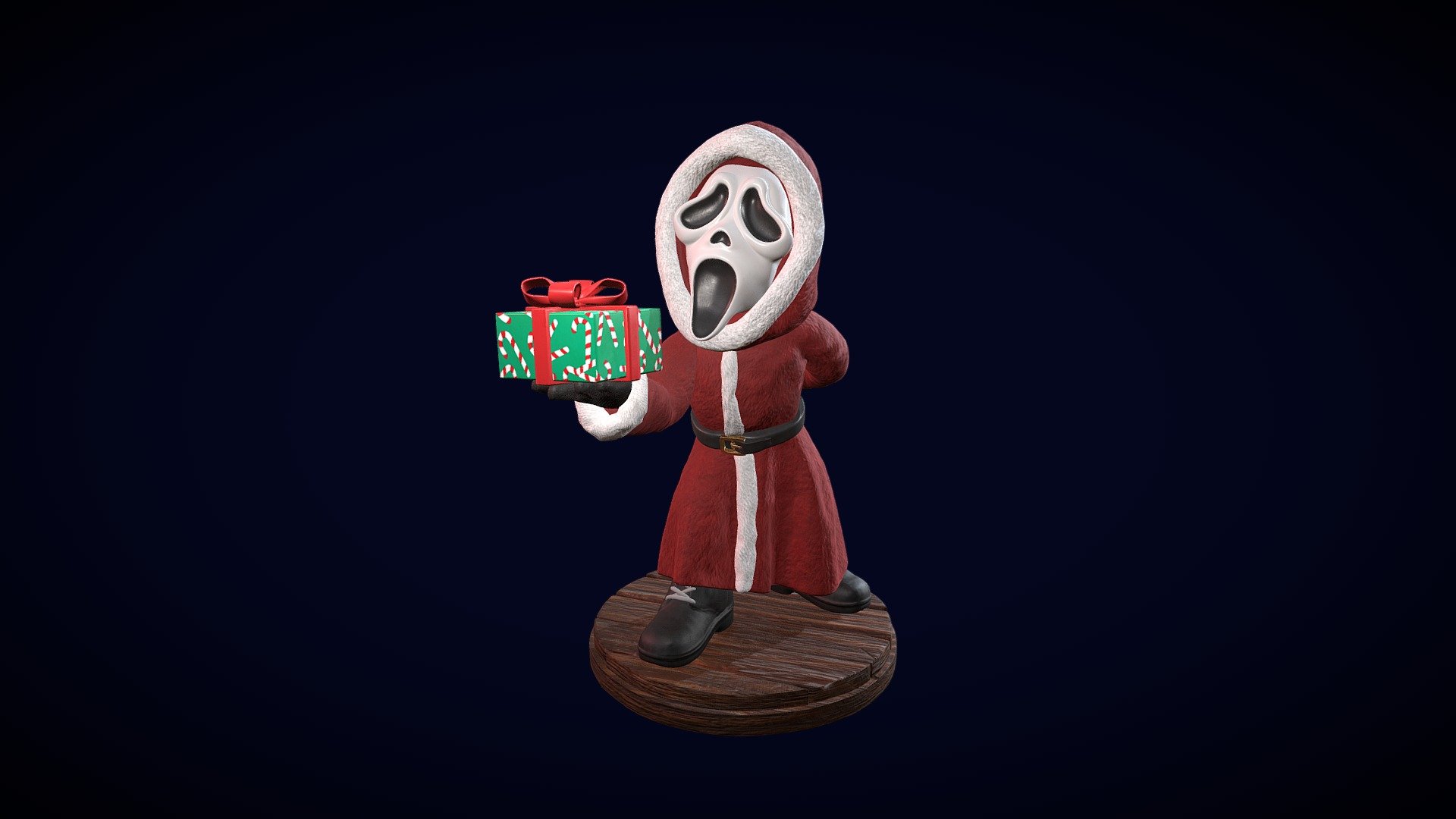 Ghostface Claus - 3D model by ktwin [fc7a287] - Sketchfab