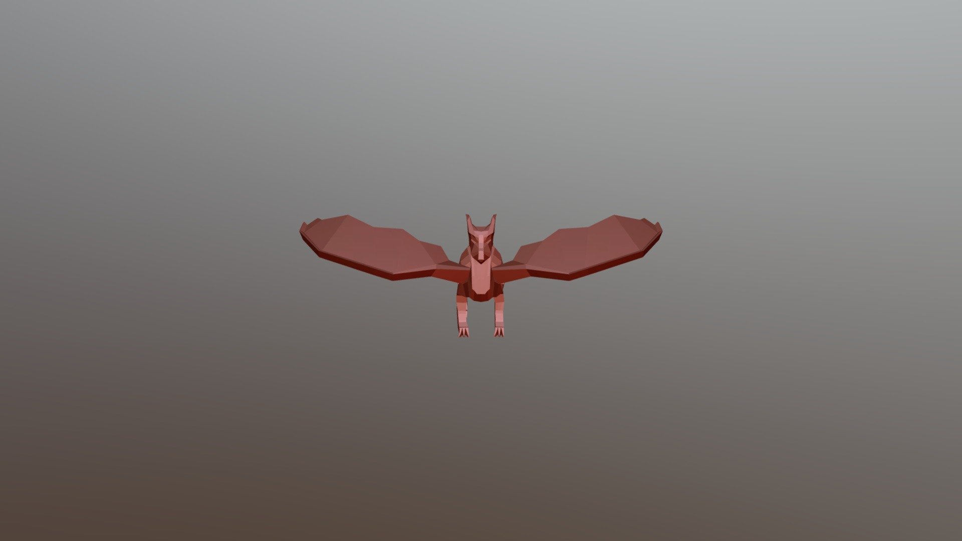 Low-Poly Dragon - Test - 3D model by b-charmander [fc7ae5d] - Sketchfab