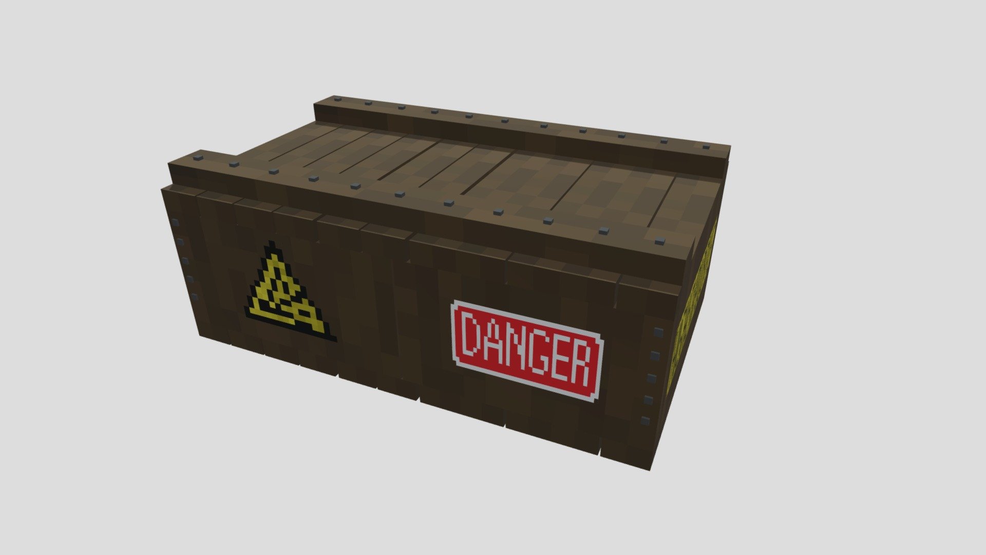 Minecraft ammo crate - 3D model by BartekBW (@rojdanbw) [fc7dfec ...