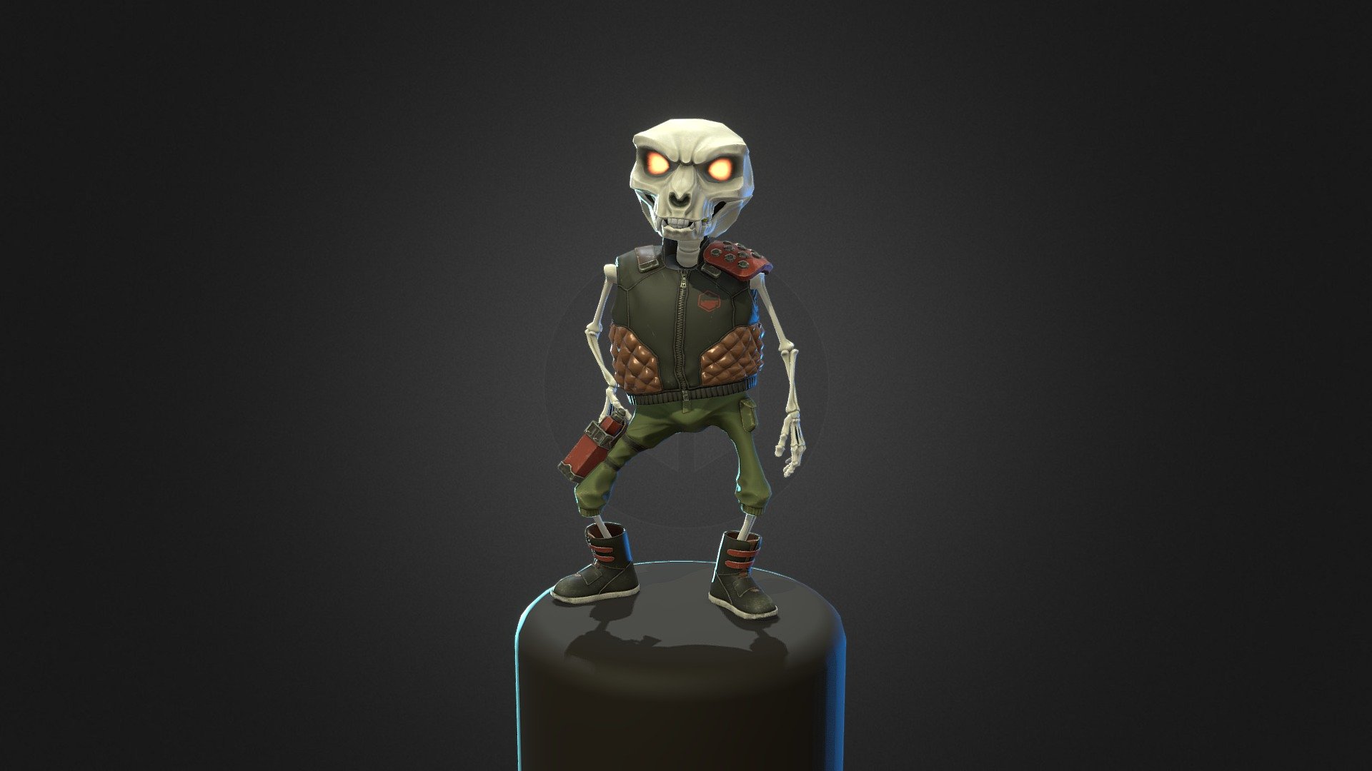 Rocket Racoon Skeleton - 3D model by GabrielDachy [fc7e4c4] - Sketchfab