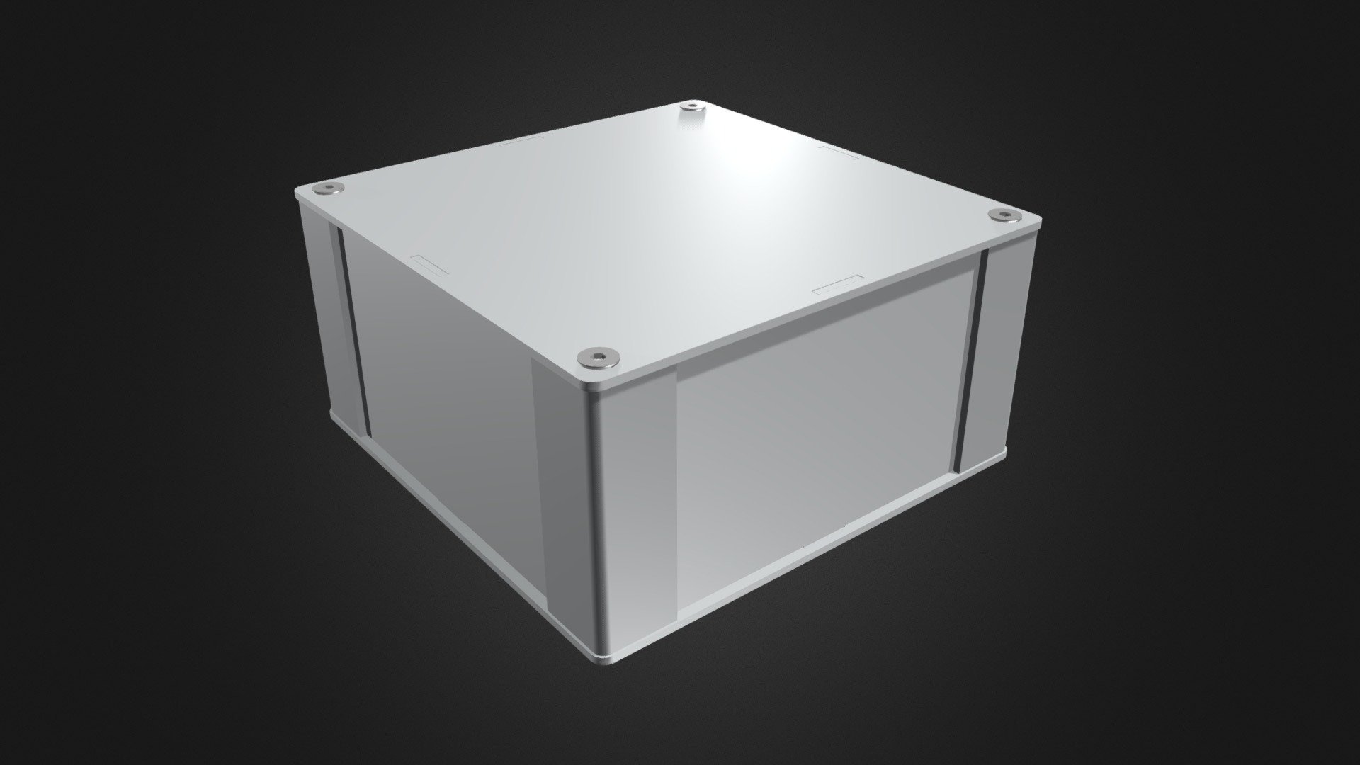 ALUMINUM FRAME BOX - ALSF100-50-100 - 3D model by takachitec5 [fc7fb59 ...