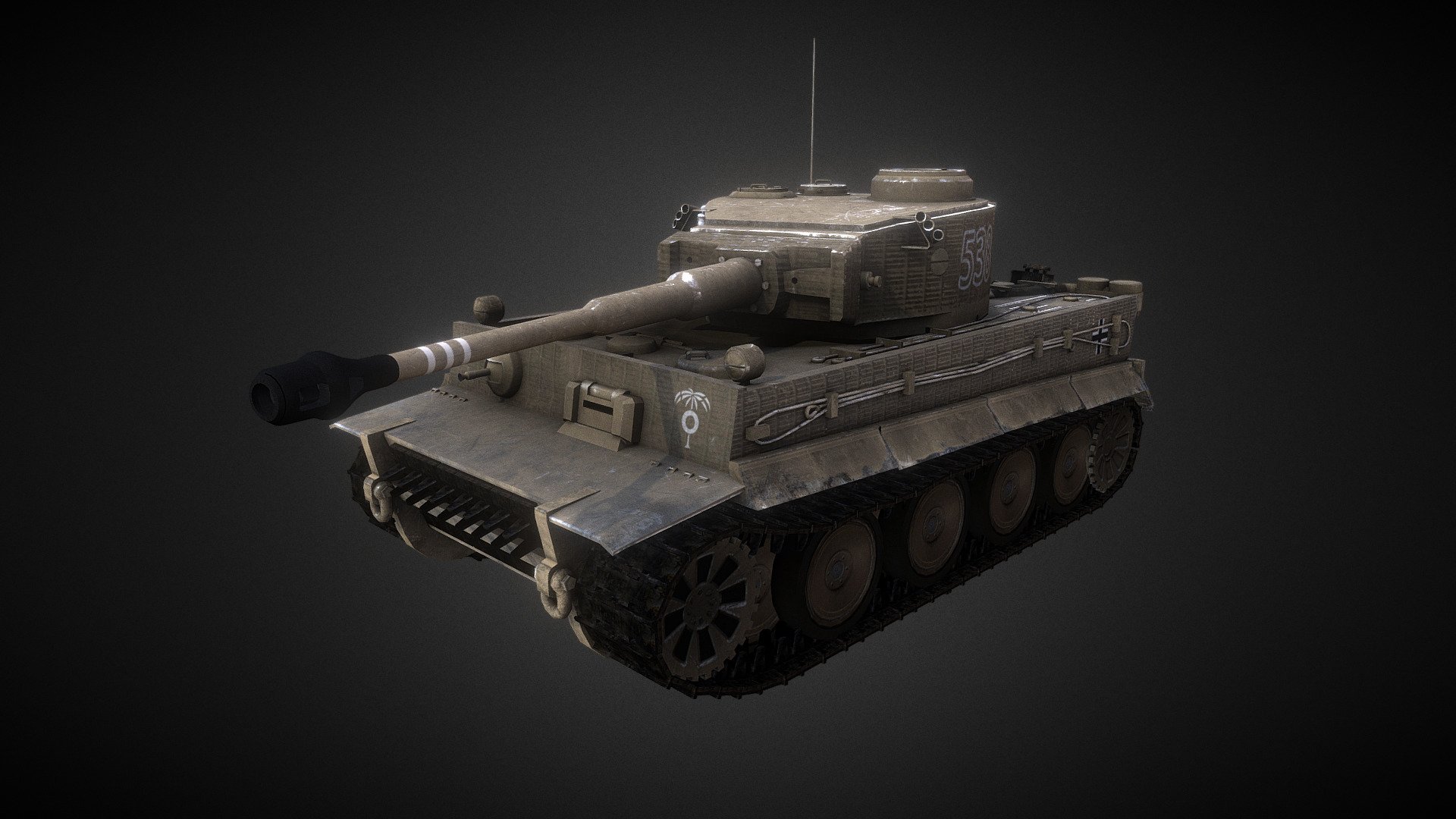 Tank Tiger - Download Free 3D model by Václav Pleticha (@klidas8 ...