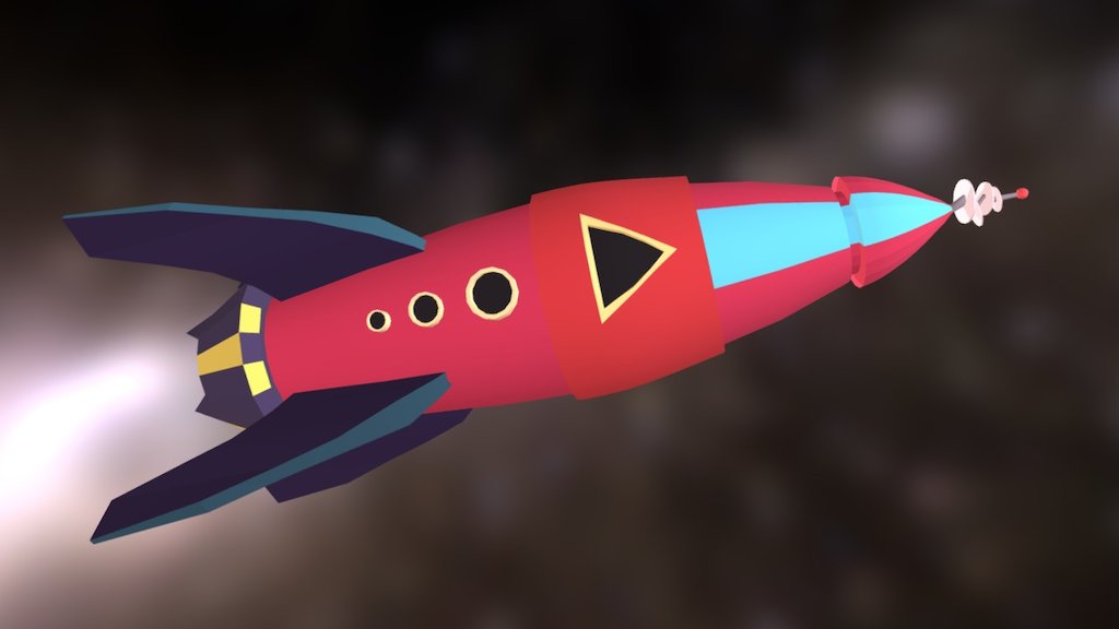 Rocketship - 3D model by DeadlyBunnyX [fc81509] - Sketchfab