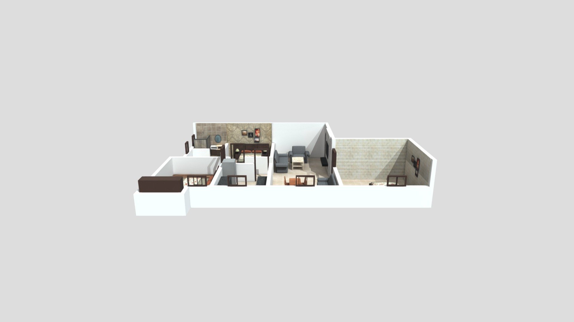 3d iterior cut plan final - Download Free 3D model by mudasir.fmp ...
