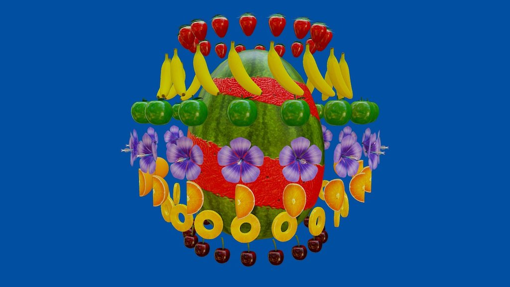 Fruit Animation 01 - 3D model by mjmwinkler [fc85ab7] - Sketchfab