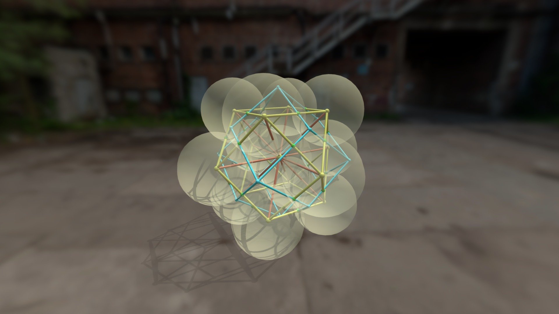 cubocta bubbles - 3D model by dansmath [fc86758] - Sketchfab