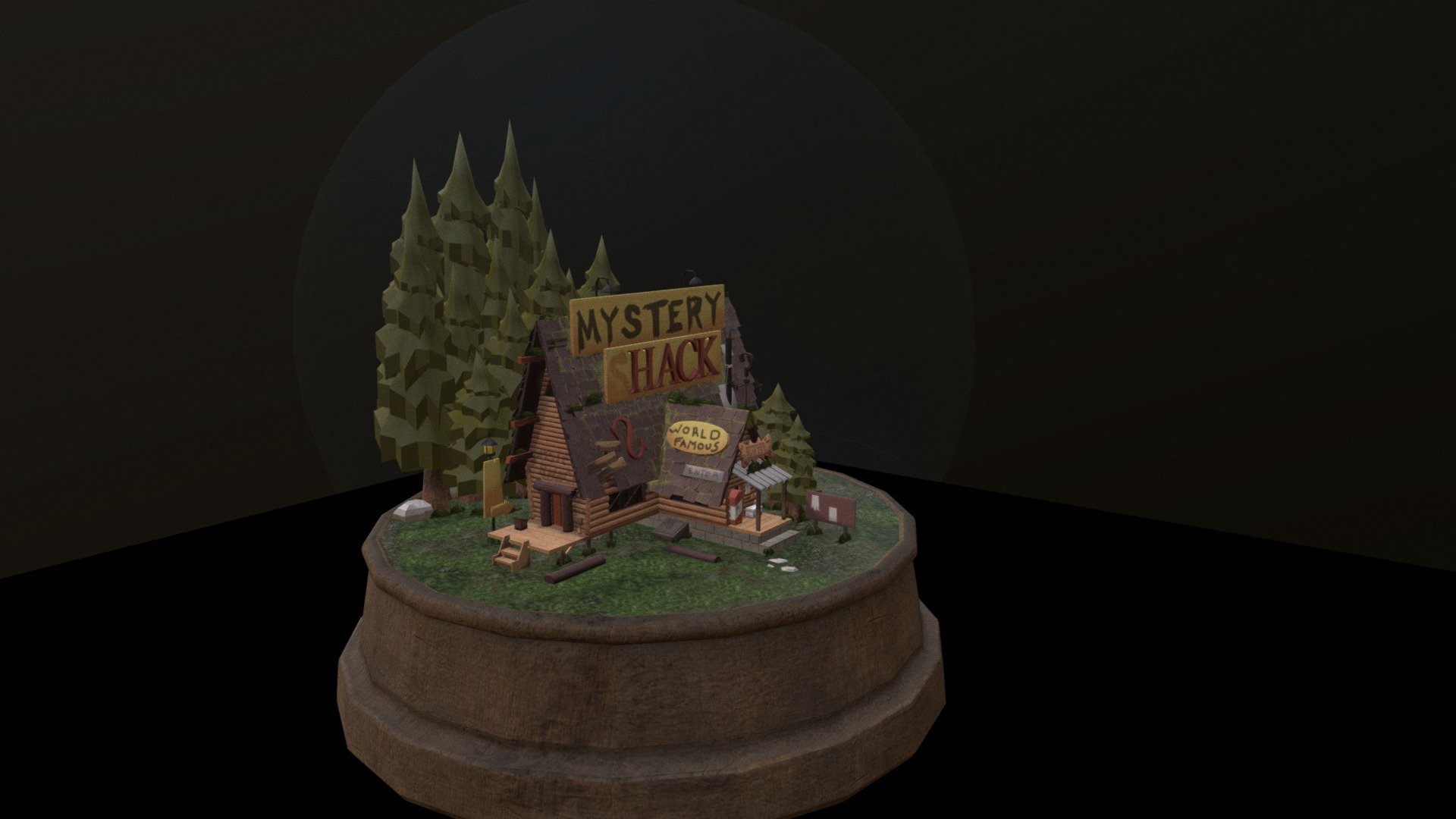 Gravity Falls - Mystery Shack - 3D model by Gwenaelle Davaux ...