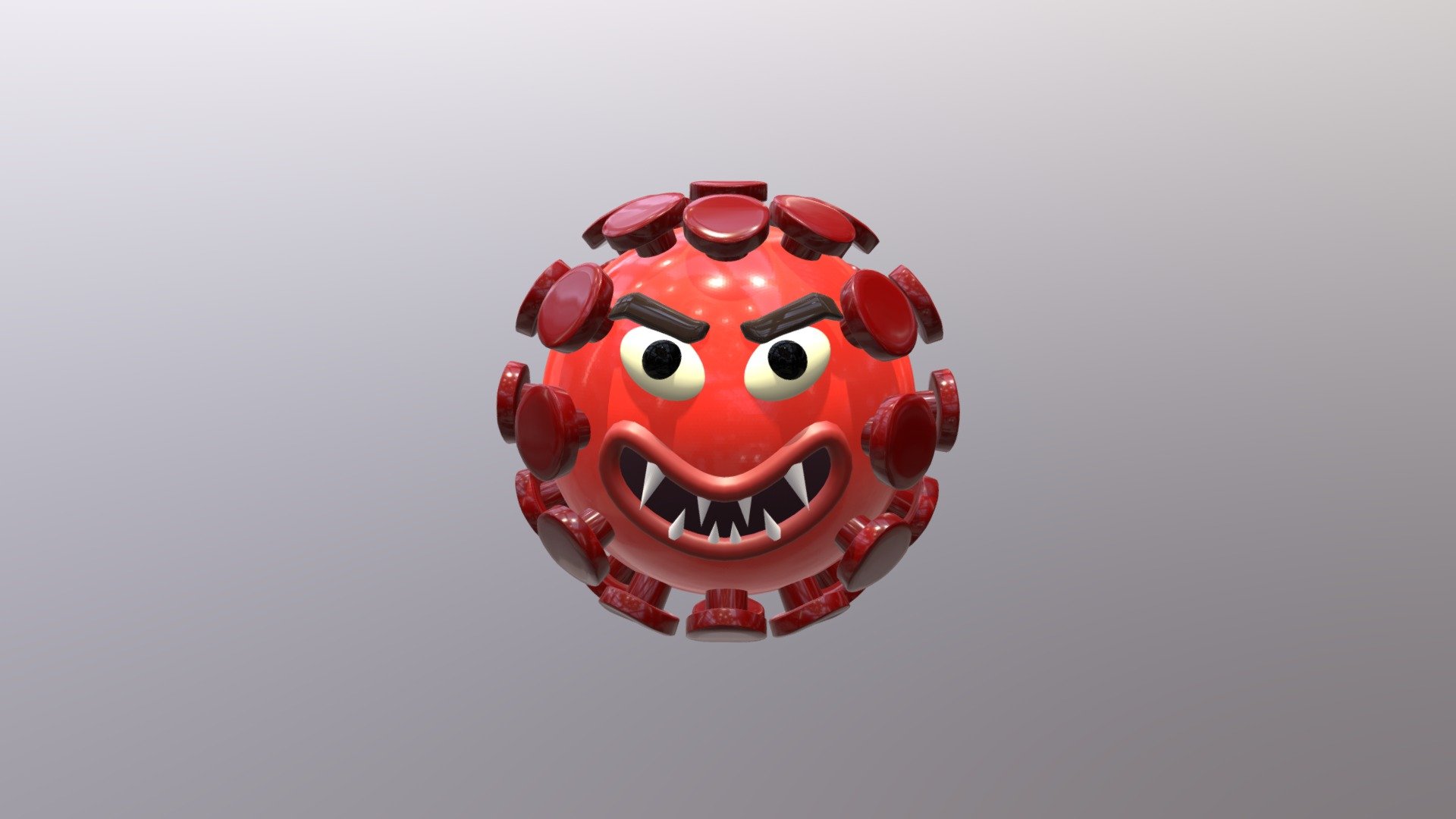 Virus Cell - 3D model by Dolruedate.Tiamtun (@SAMMY420) [fc86959 ...