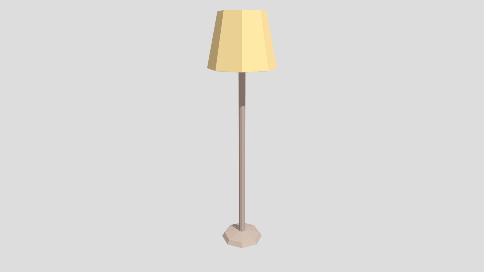 Standing lamp from Poly by Google - 3D model by IronEqual (@ie-niels ...