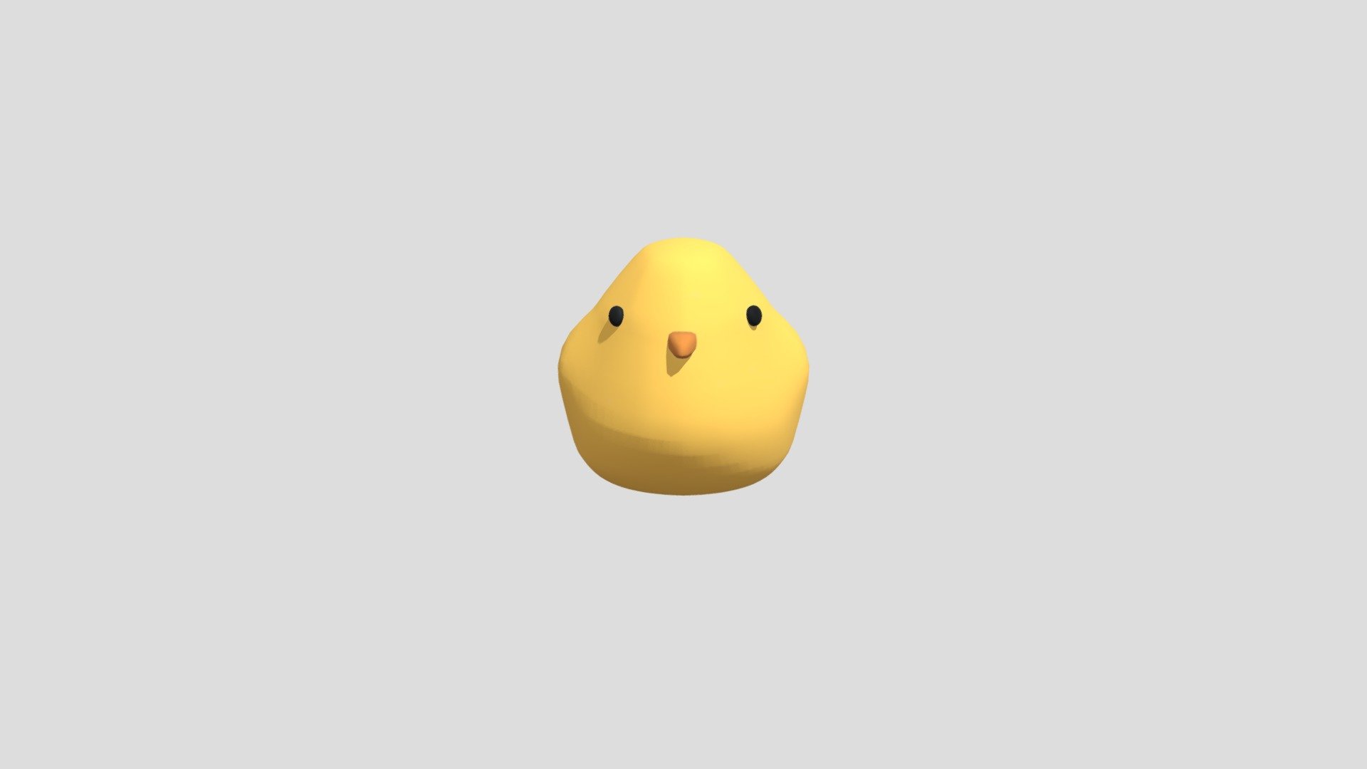 Chick - 3D model by Natalia Rapala (@natalia.rapala) [fc8c2b6] - Sketchfab