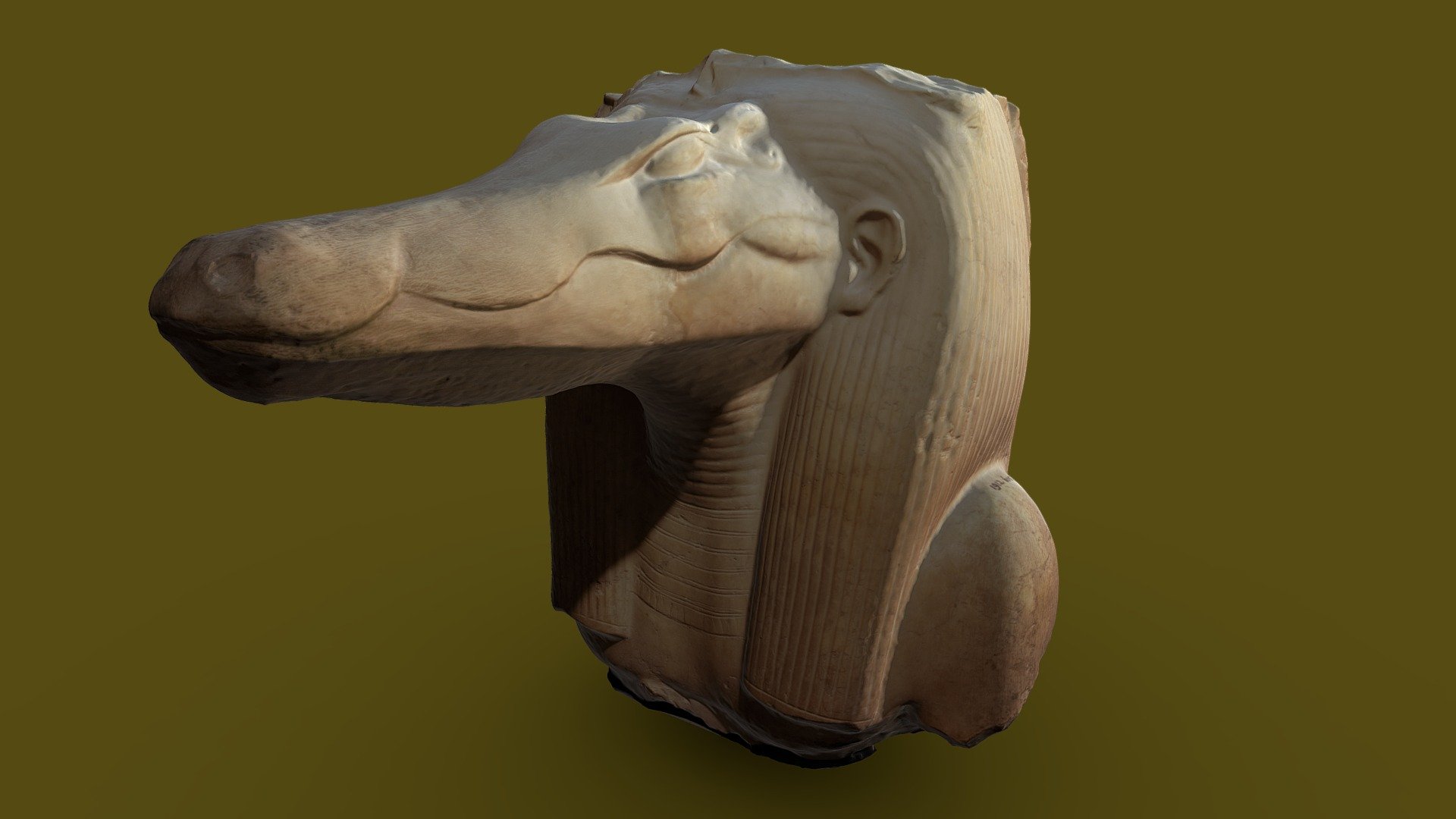Sobek, Ashmolean Museum - Download Free 3D model by danielpett [fc8c4a6 ...